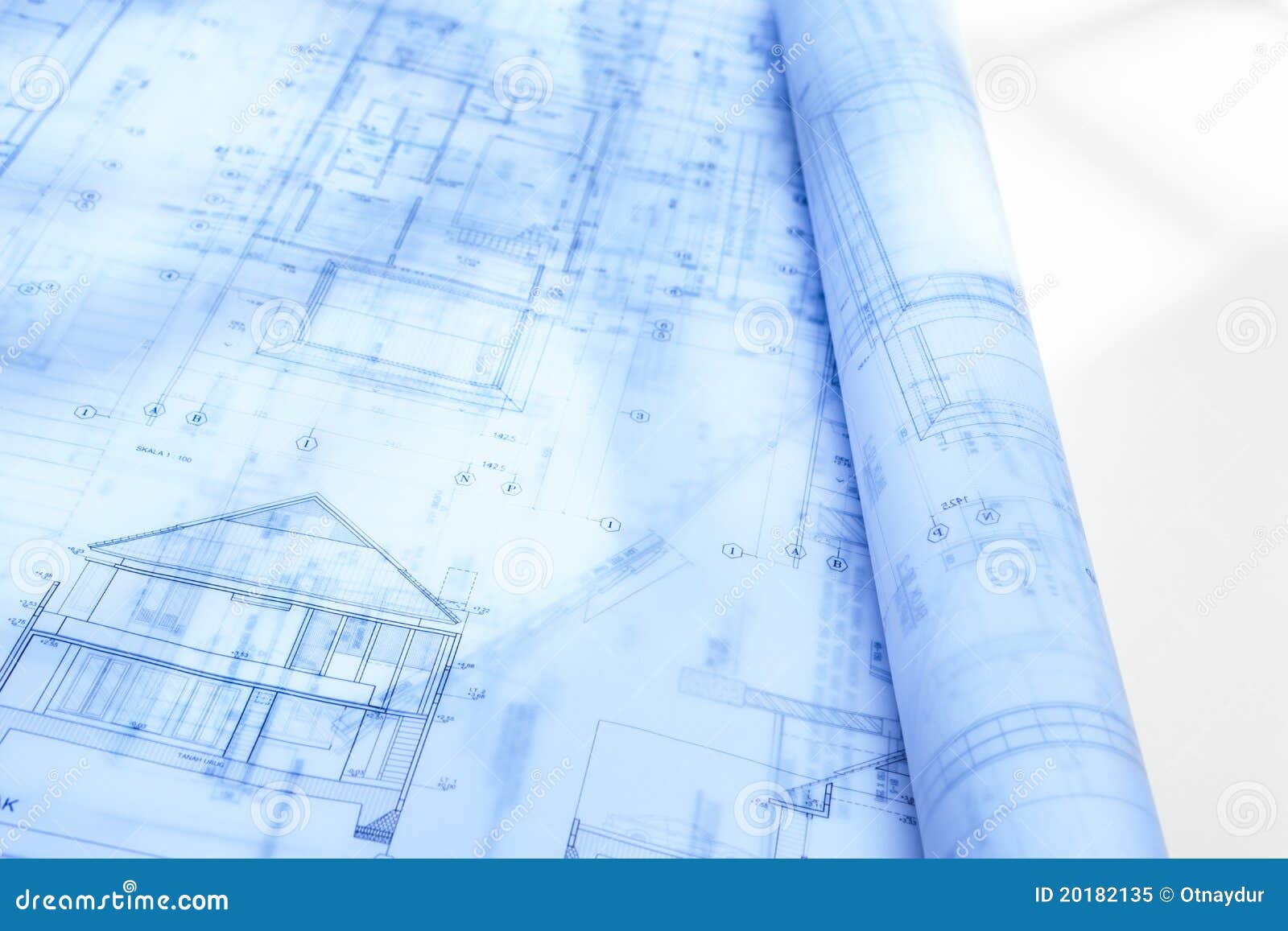 Architecture paperwork stock image. Image of printout - 20182135