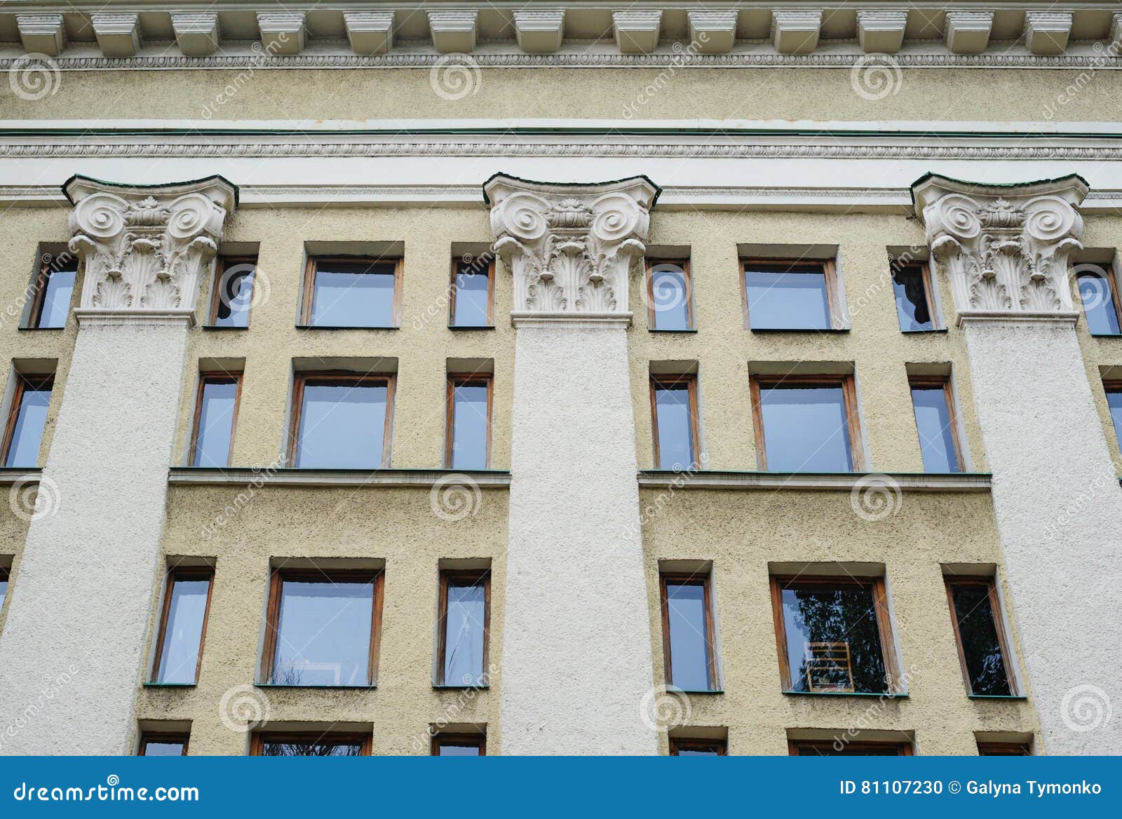 Architecture Pilaster Composite Style, Corinthian Columns Stock Photo ...