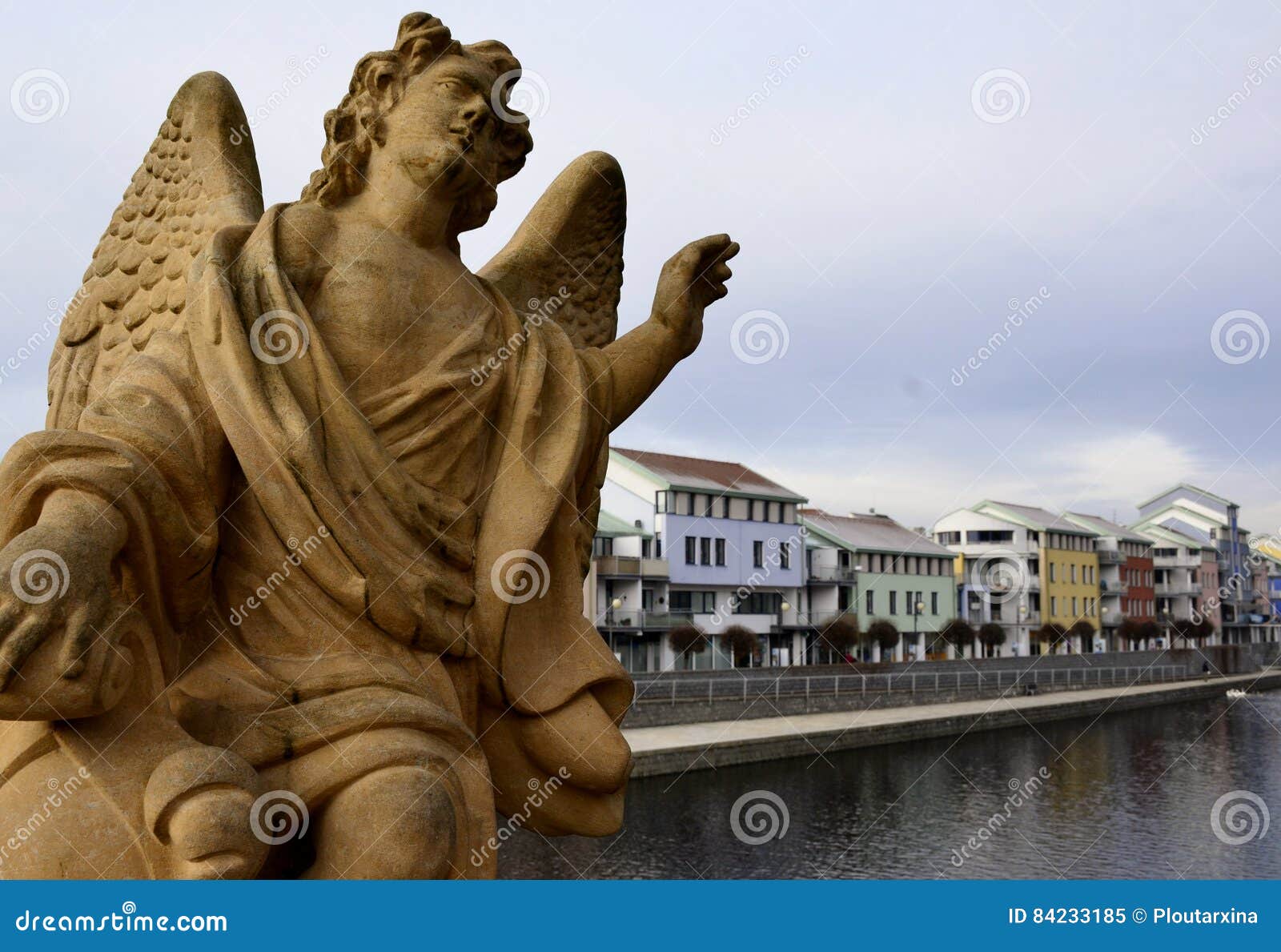 Architecture from Pisek stock image. Image of czech, oldest - 84233185