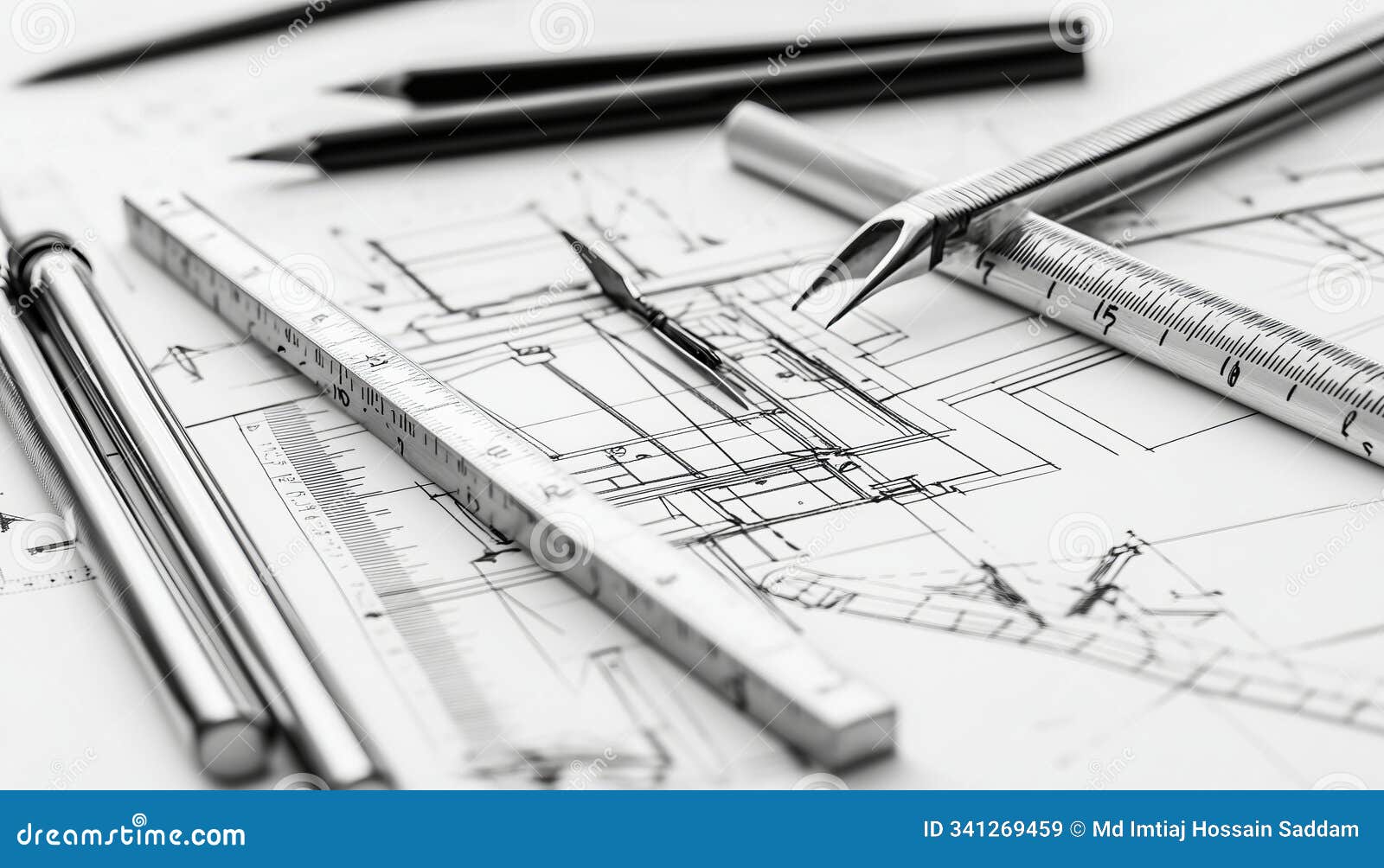 Architecture Plan & Tools. Architecture Plan of Interior & Work Tools ...