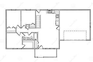 Architecture Plan in Top View Stock Vector - Illustration of collection ...