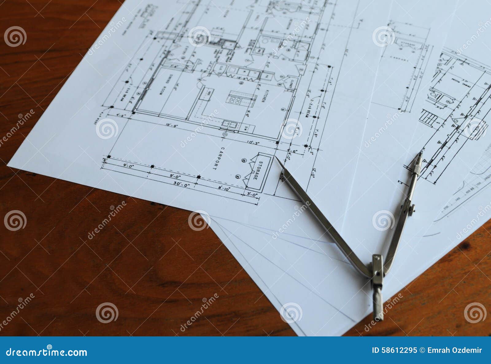 Architecture plan work 3 stock image. Image of construction - 58612295