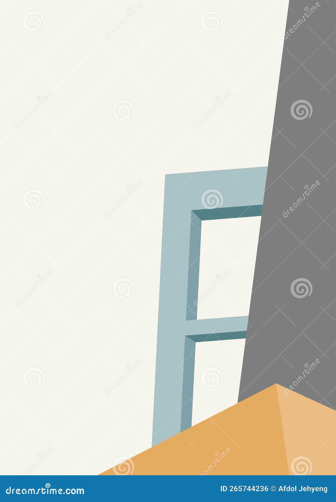 Architecture Abstract Poster Cover. Poster with Geometric Shape ...