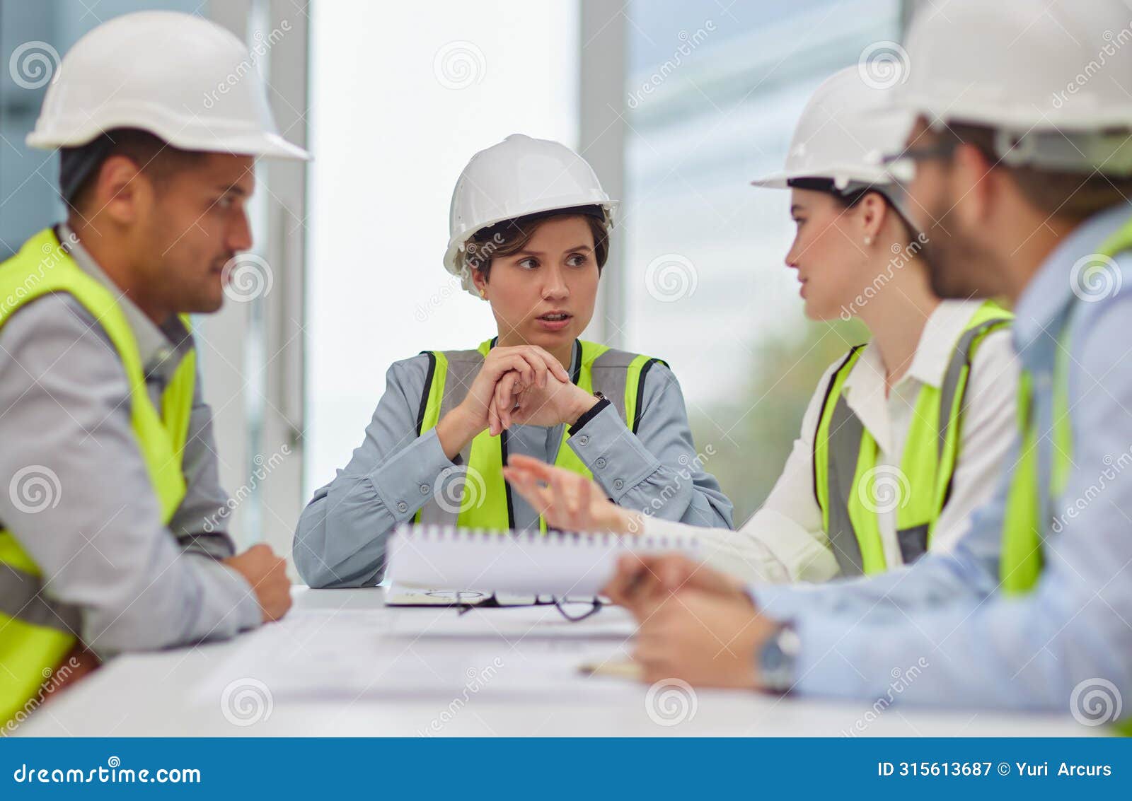 Architecture, Project Management and People Meeting in Office for ...