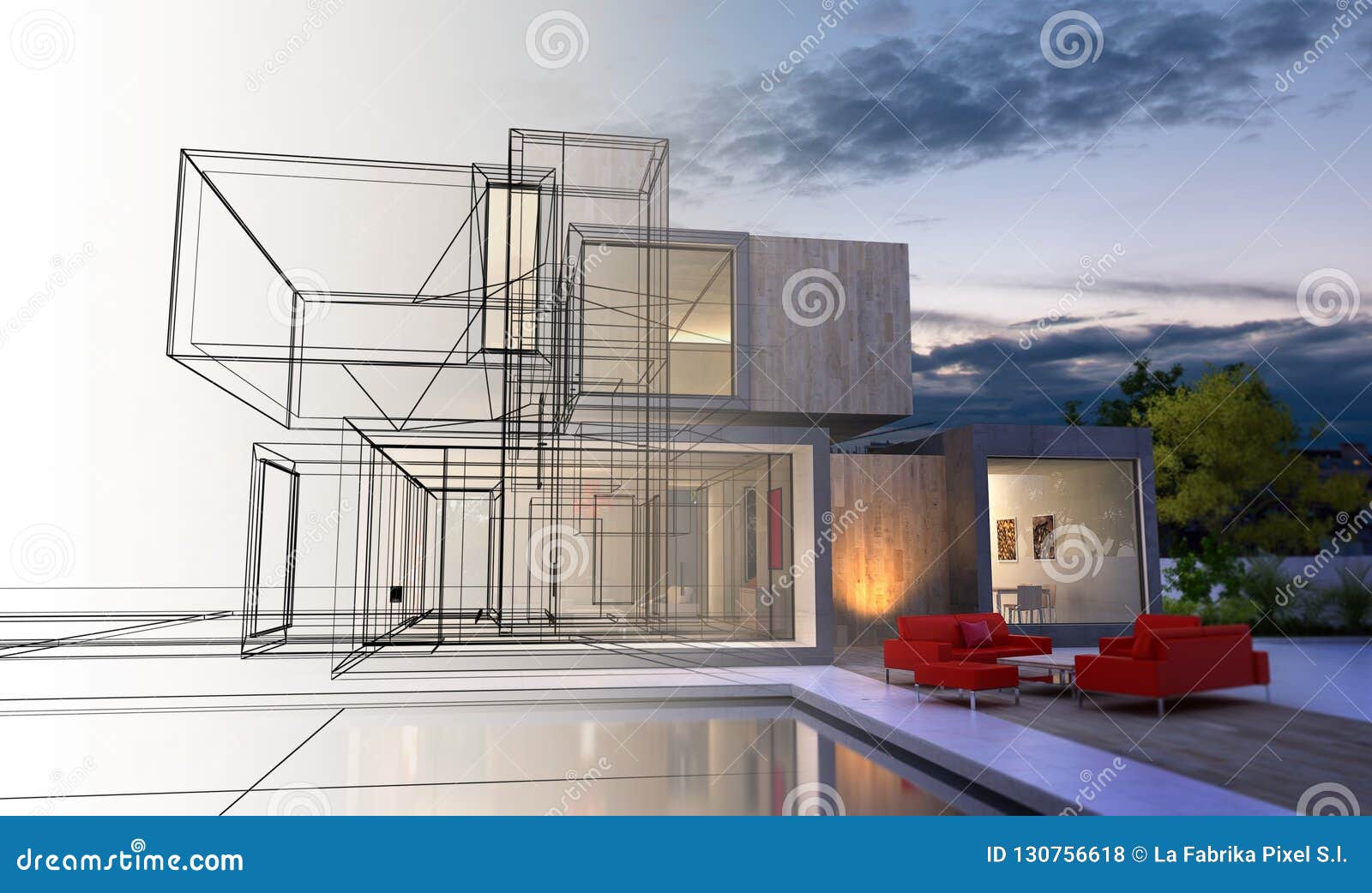 Architecture Project Stages Stock Illustration - Illustration of ...
