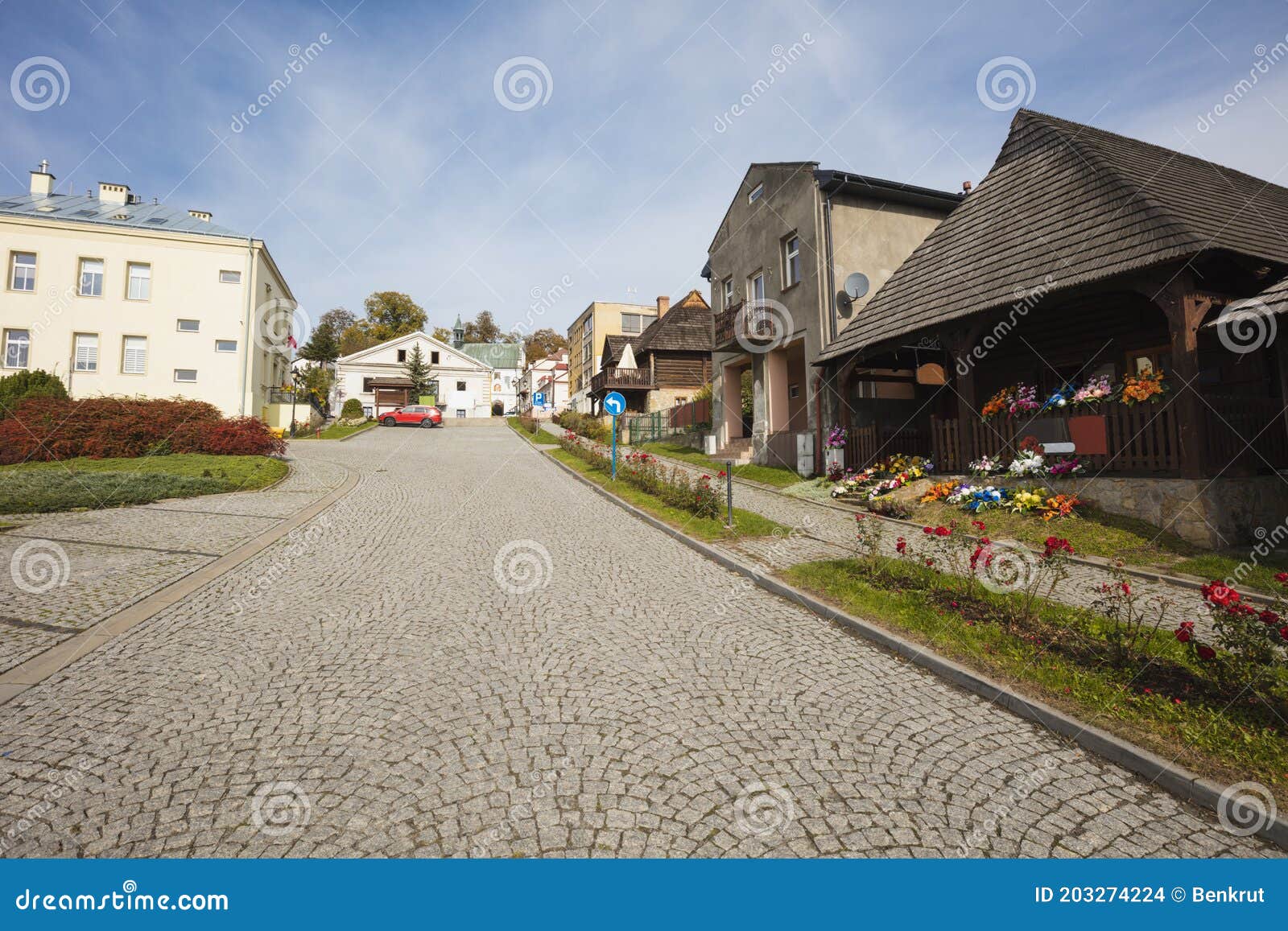 Architecture of Pruchnik stock photo. Image of panorama - 203274224