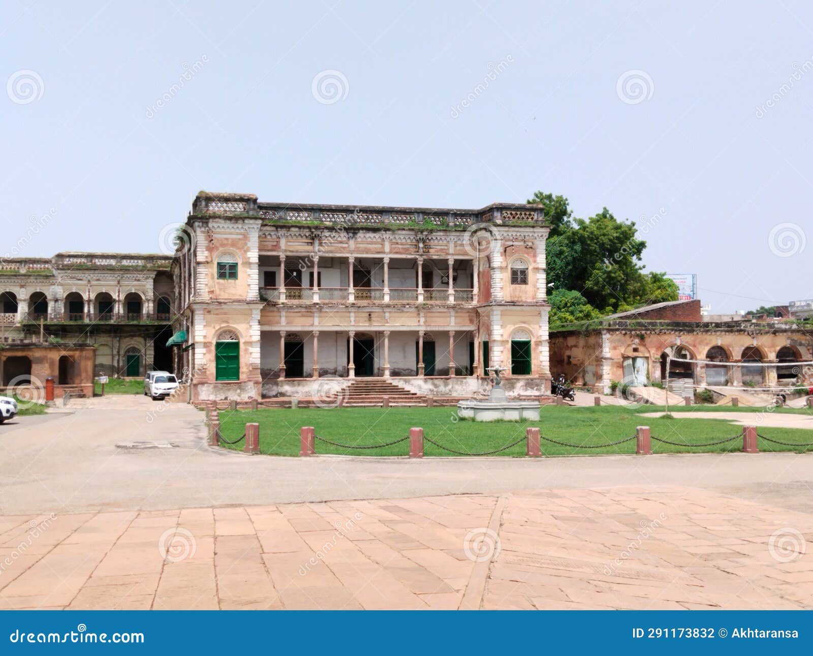 Architecture of Ramnagar Fort on the Banks of the Ganges in Varanasi ...