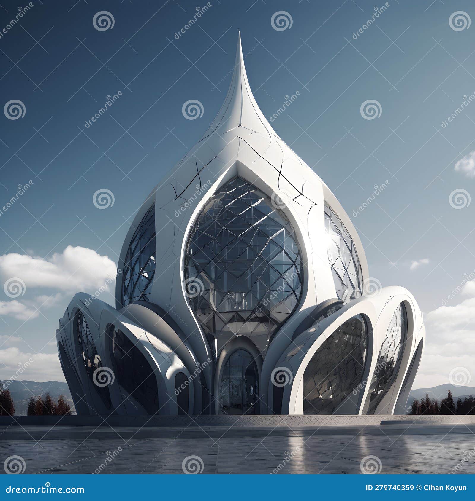 Architecture Redefined, a Captivating 3d Render of a Futuristic ...