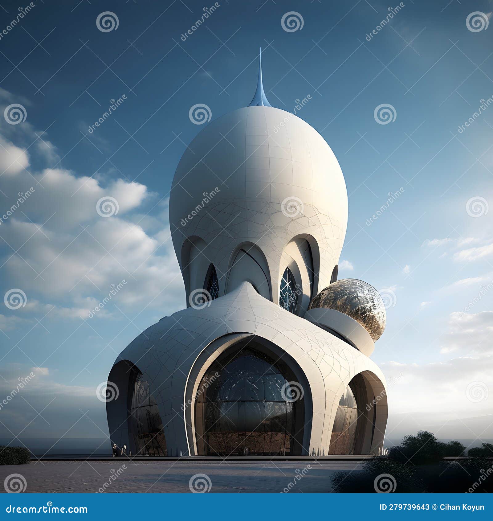 Architecture Redefined, a Captivating 3d Render of a Futuristic ...