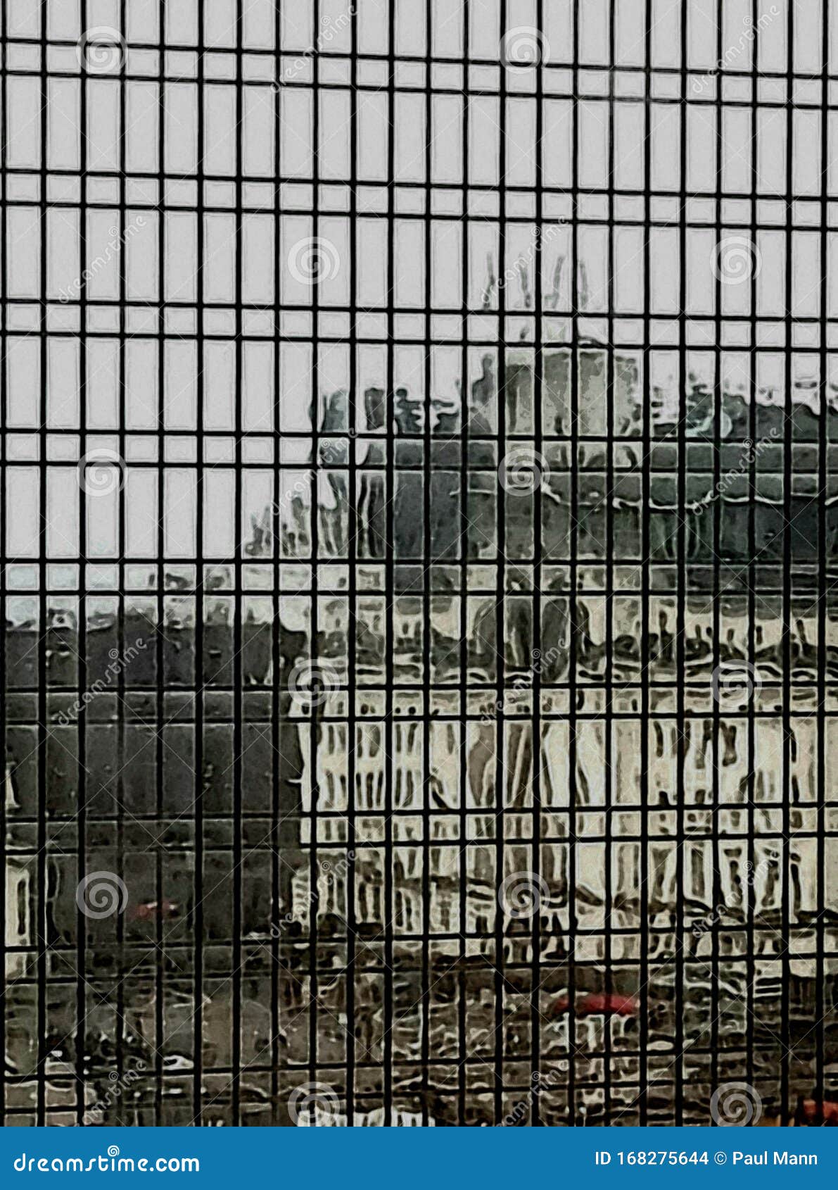 Architecture Reflection Old New Building Style Birmingham Stock Photo ...