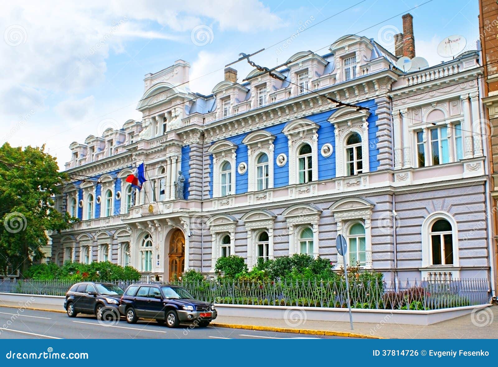 Architecture of Riga editorial photo. Image of city, jugendstyle - 37814726