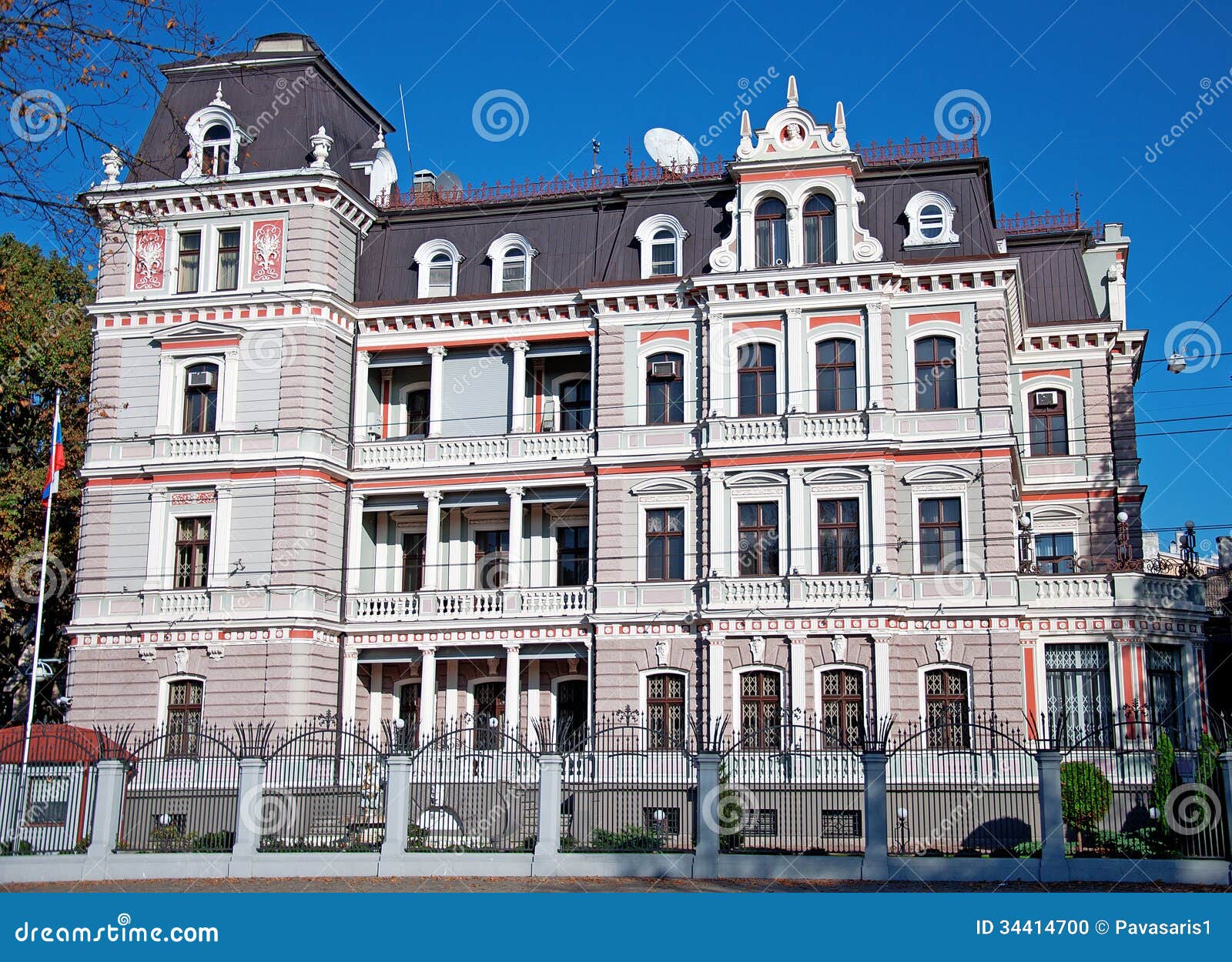 Architecture in Riga, Latvia Stock Photo - Image of nouveau, famous ...