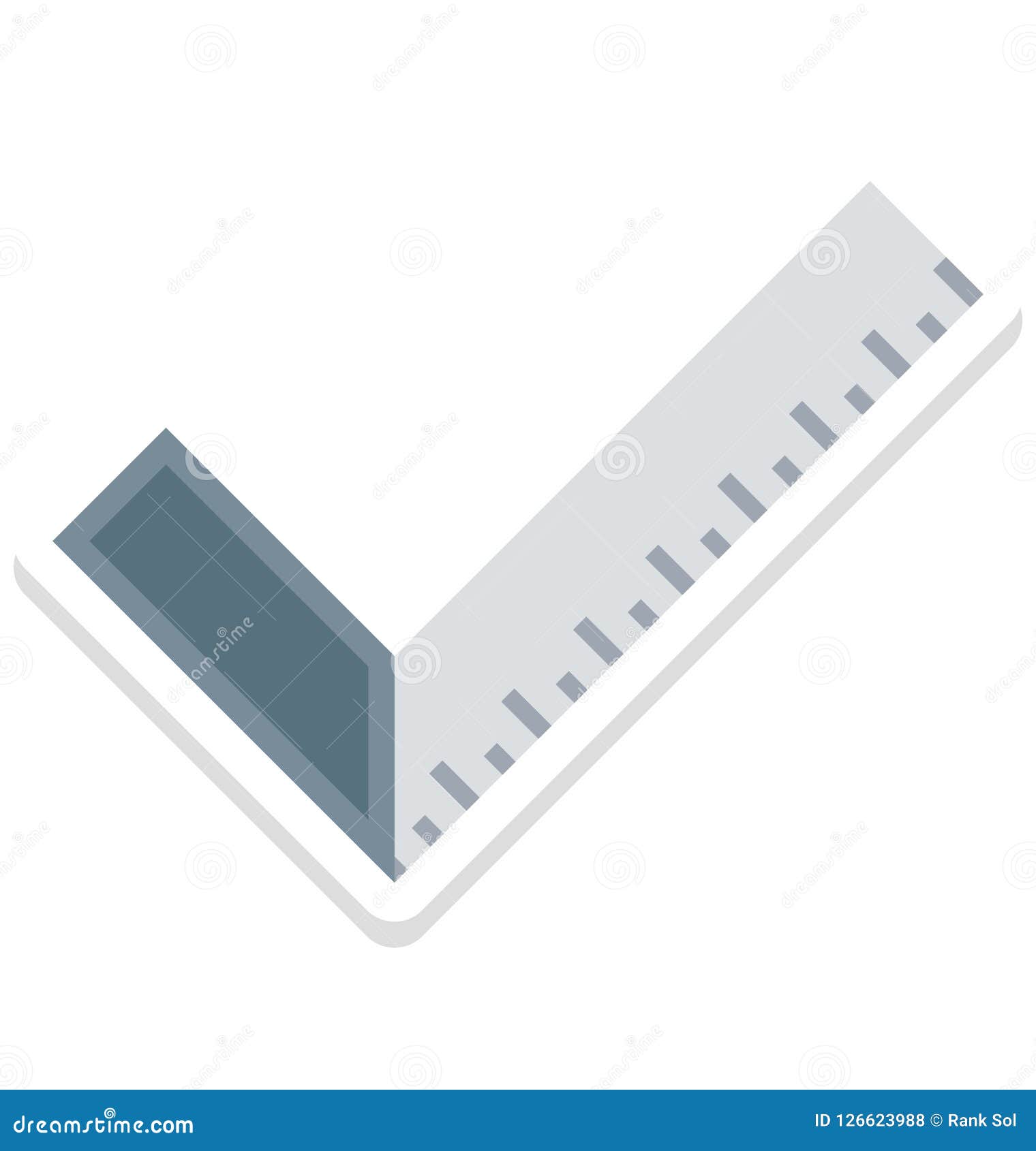 Architecture Ruler Isolated Vector Icon for Construction Stock Vector ...