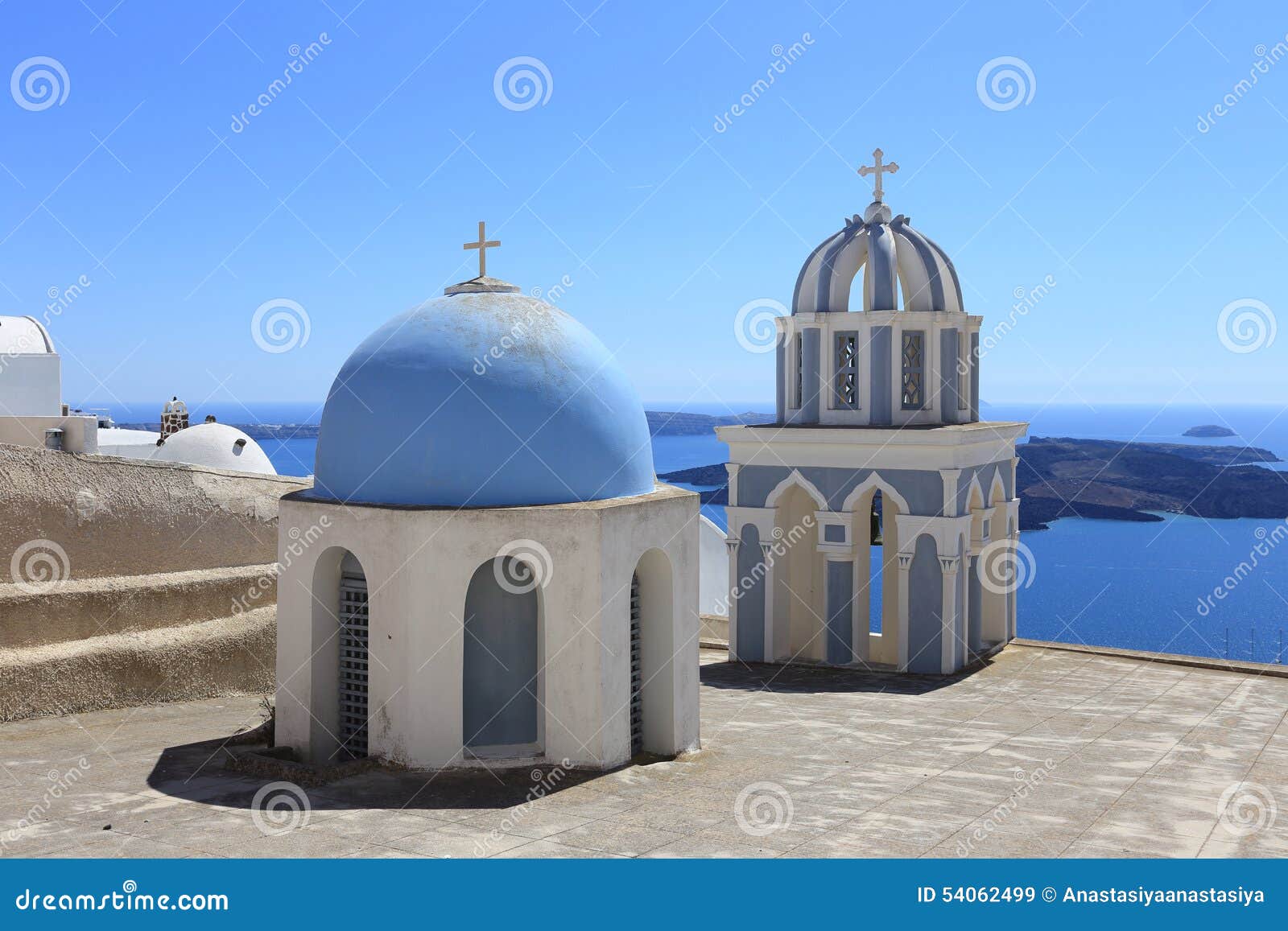 Architecture of Santorini, Greece Stock Image - Image of mediterranean ...