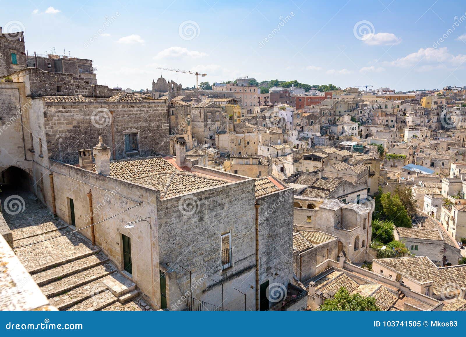 The Sassi of Matera stock image. Image of sasso, history - 103741505