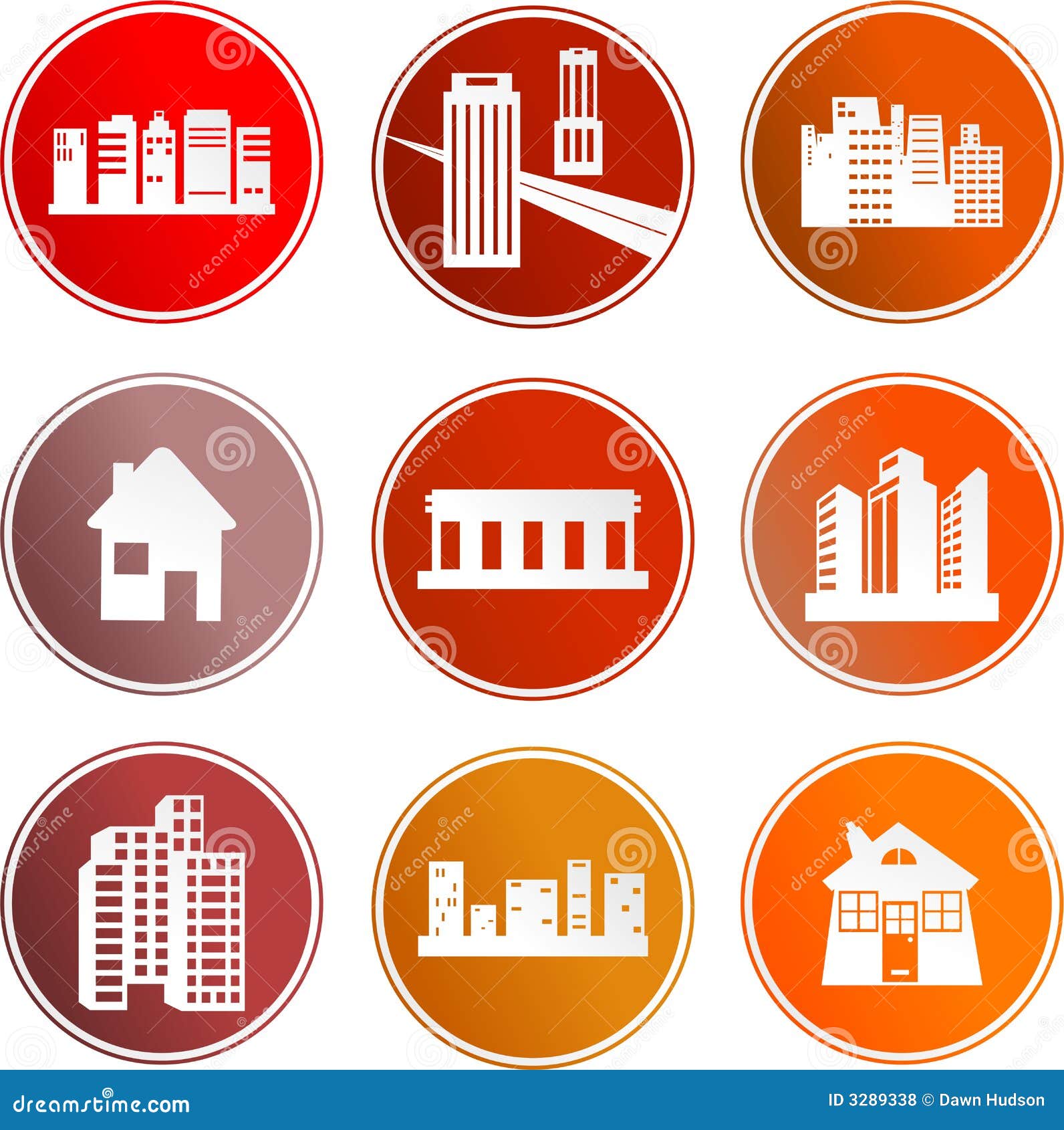 Architecture sign icons stock vector. Illustration of placard - 3289338