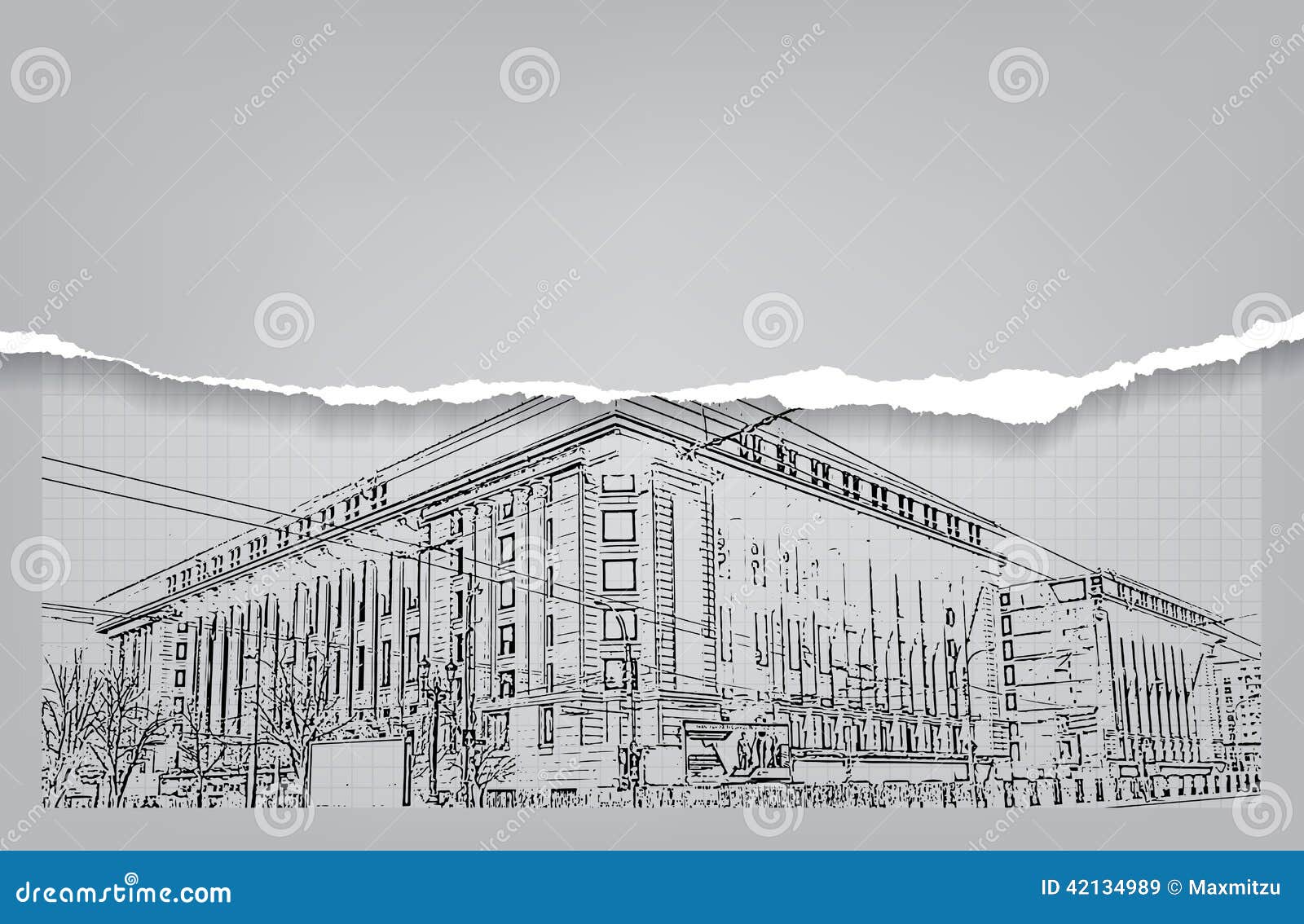 Architecture. Sketch stock illustration. Illustration of design - 42134989