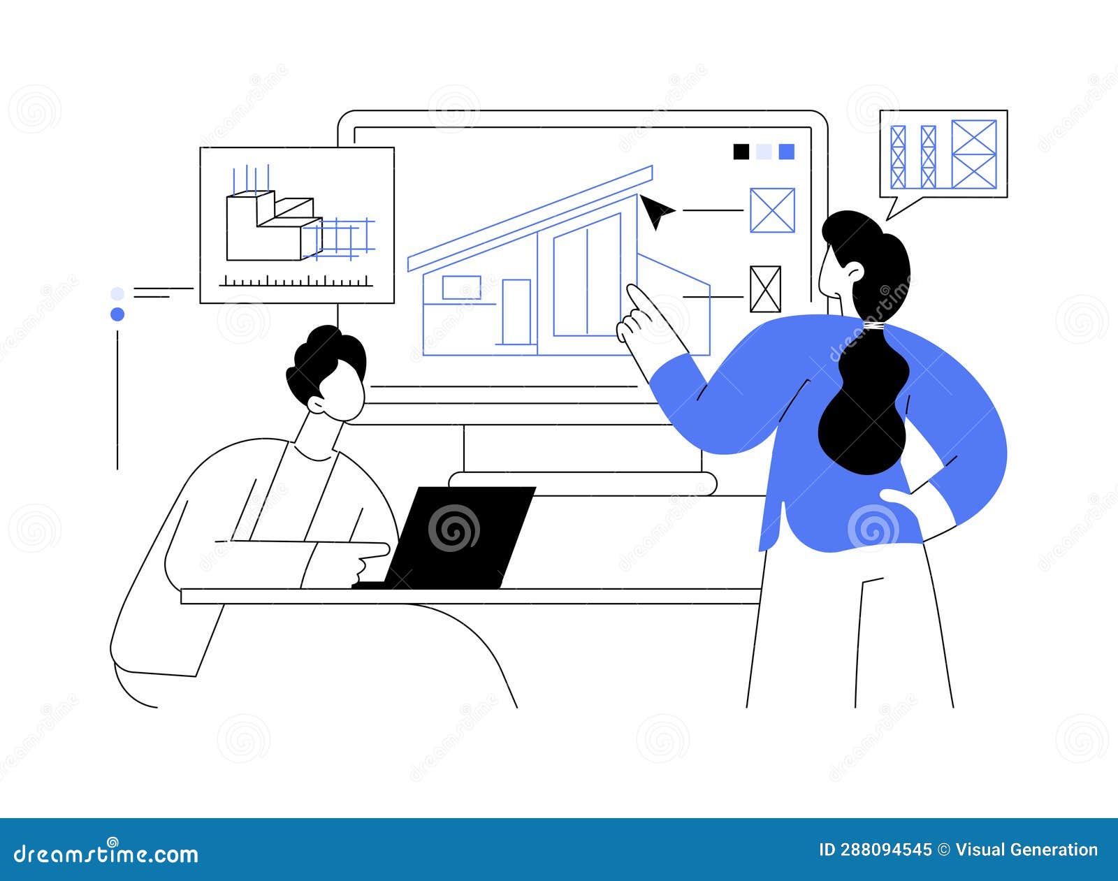 Architecture Software Abstract Concept Vector Illustration. Stock ...