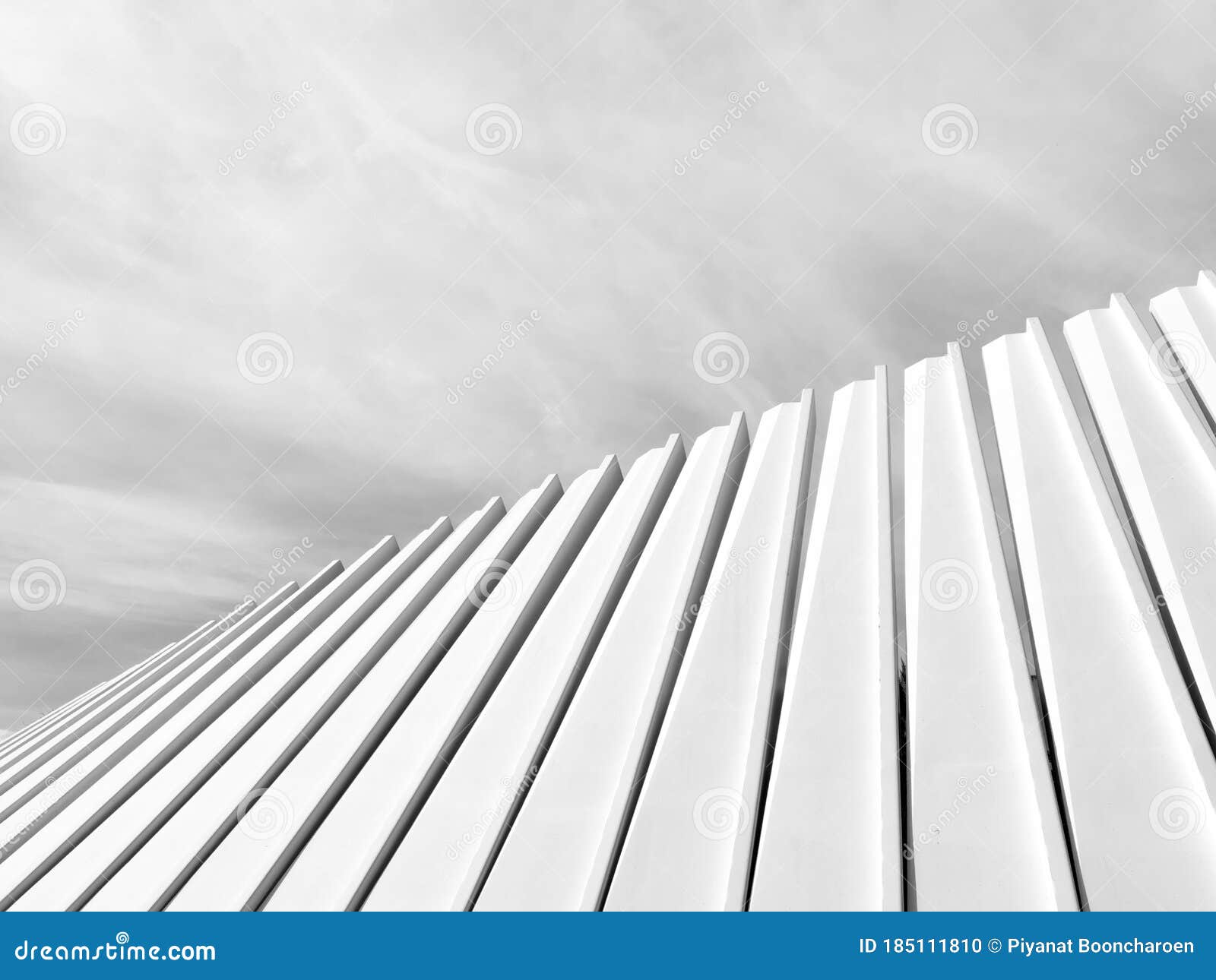 Architecture Square Shape Building Design Modern.Arranged in Rows.Black ...