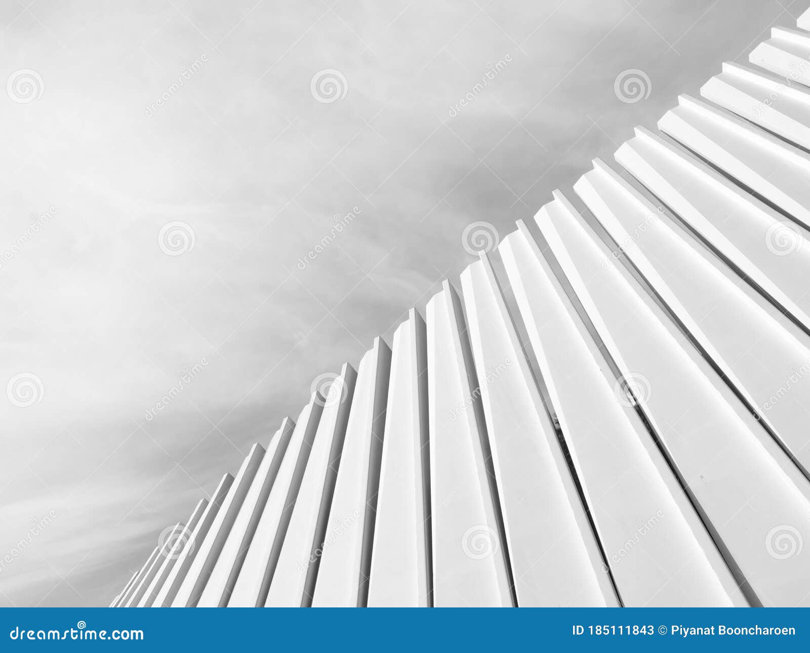 Architecture Square Shape Building Design Modern.Arranged in Rows.Black ...