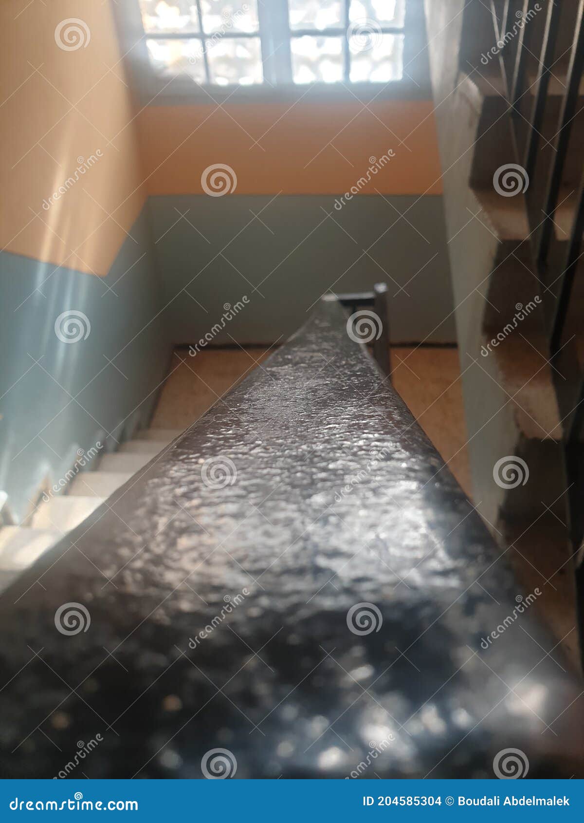 Architecture Stairs from the Top and Bottom Stock Photo - Image of ...