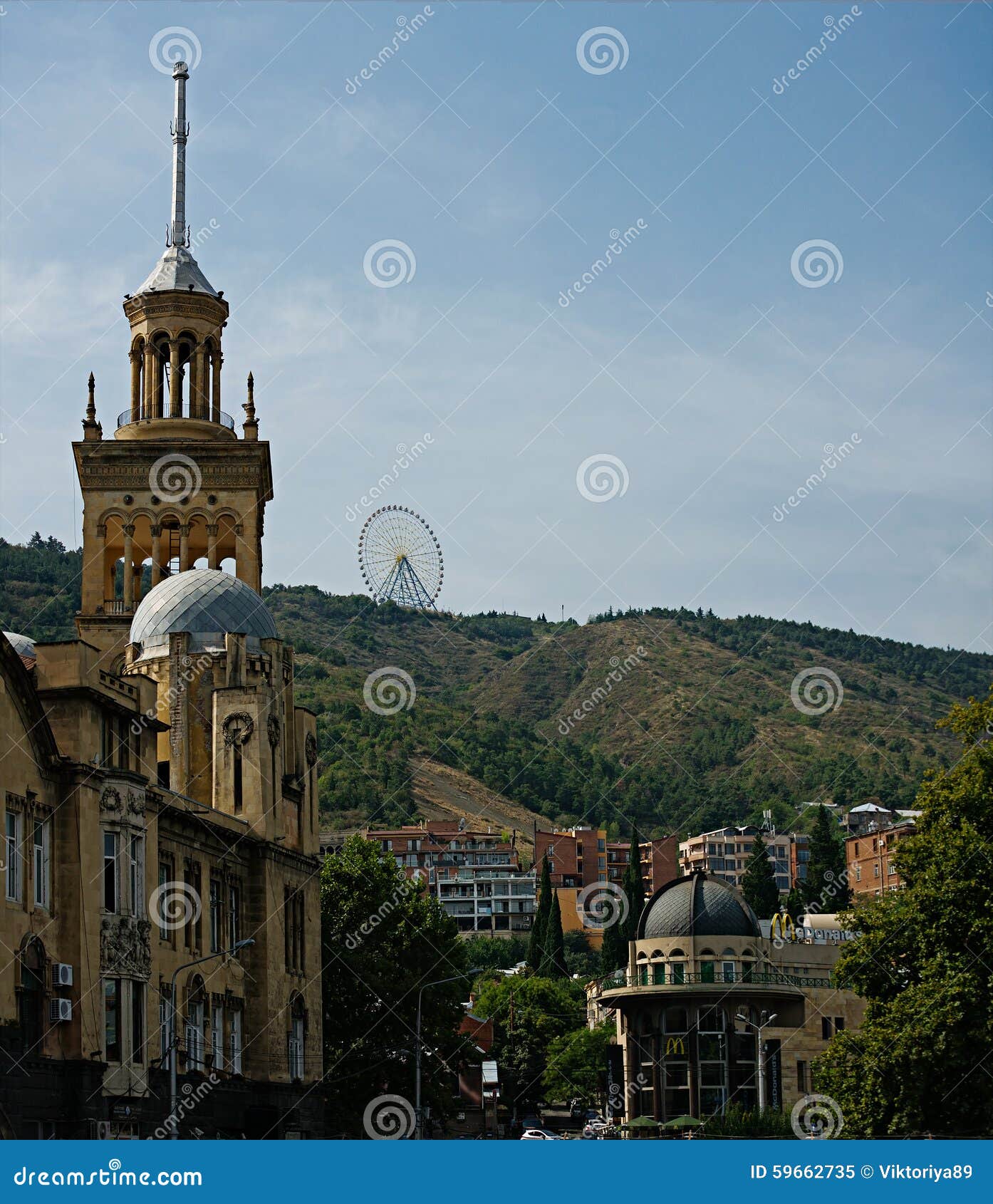 Architecture of Tbilisi editorial image. Image of roof - 59662735