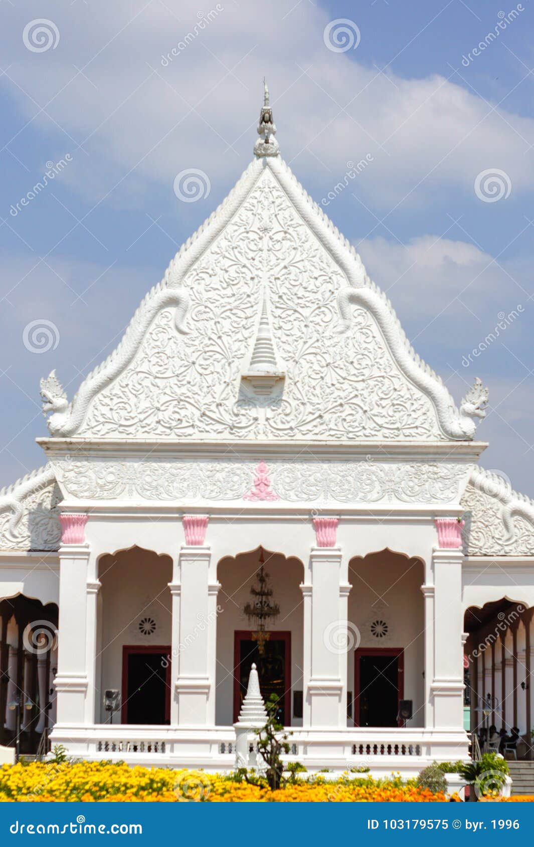 Architecture of Temples in Thailand. Stock Image - Image of symmetry ...