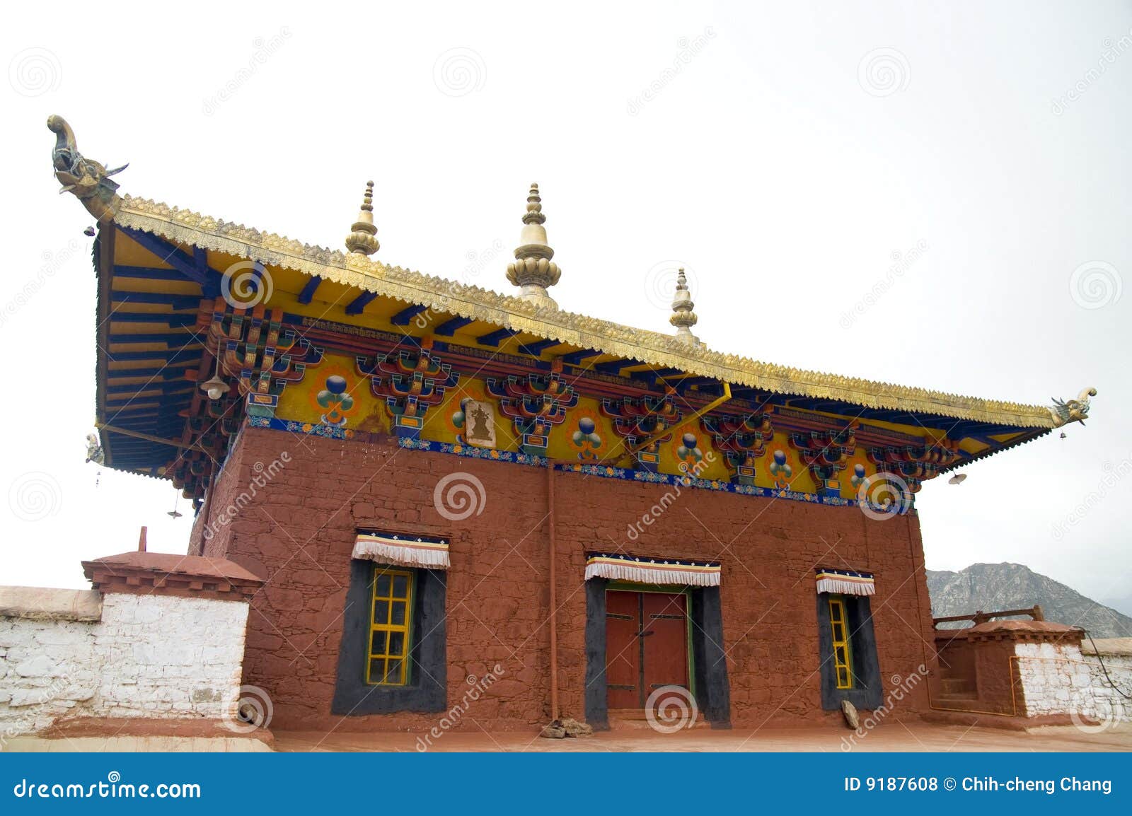 Architecture in Tibet stock photo. Image of star, architecture - 9187608