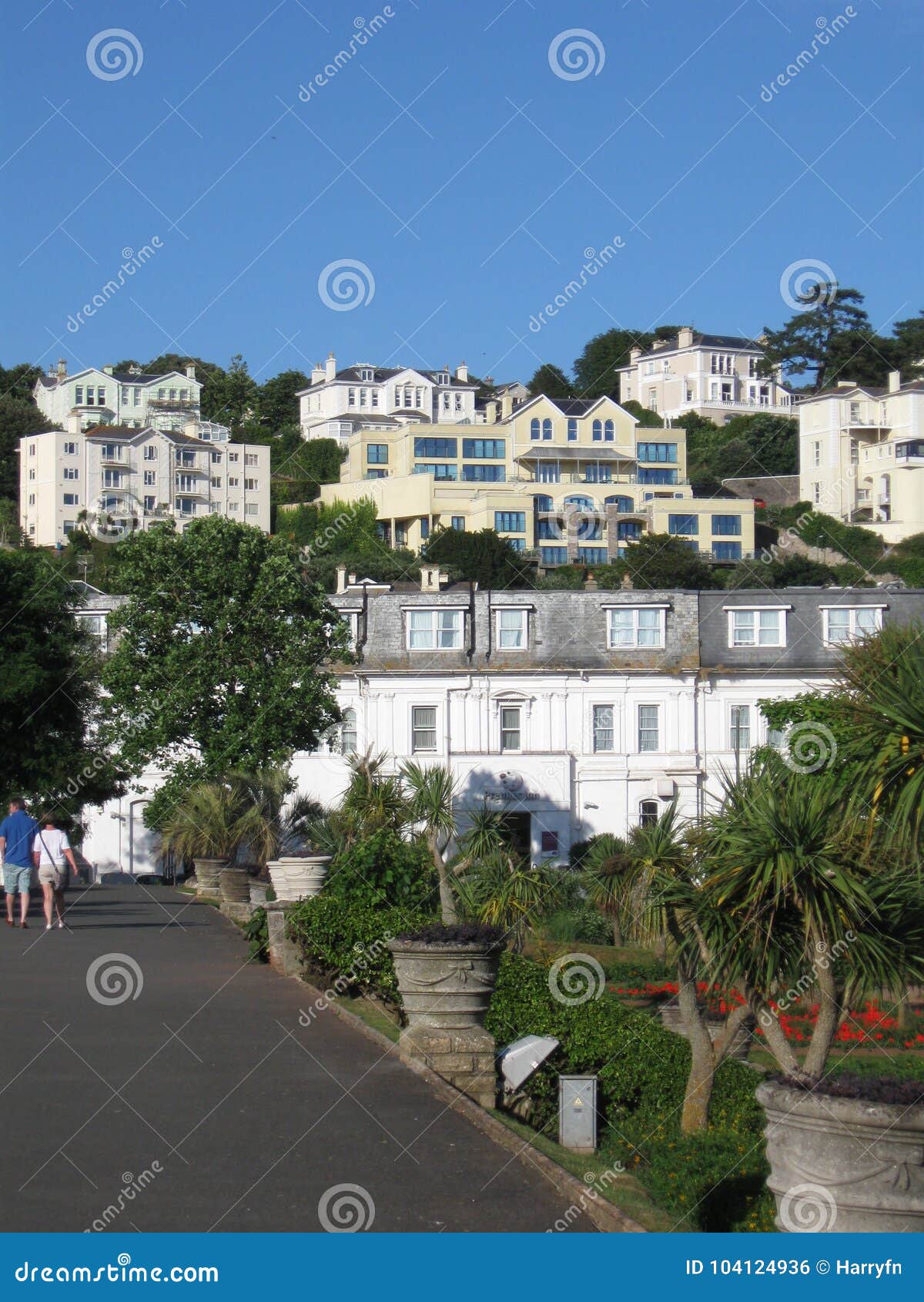 Architecture of Torquay, England Editorial Photo - Image of marina ...