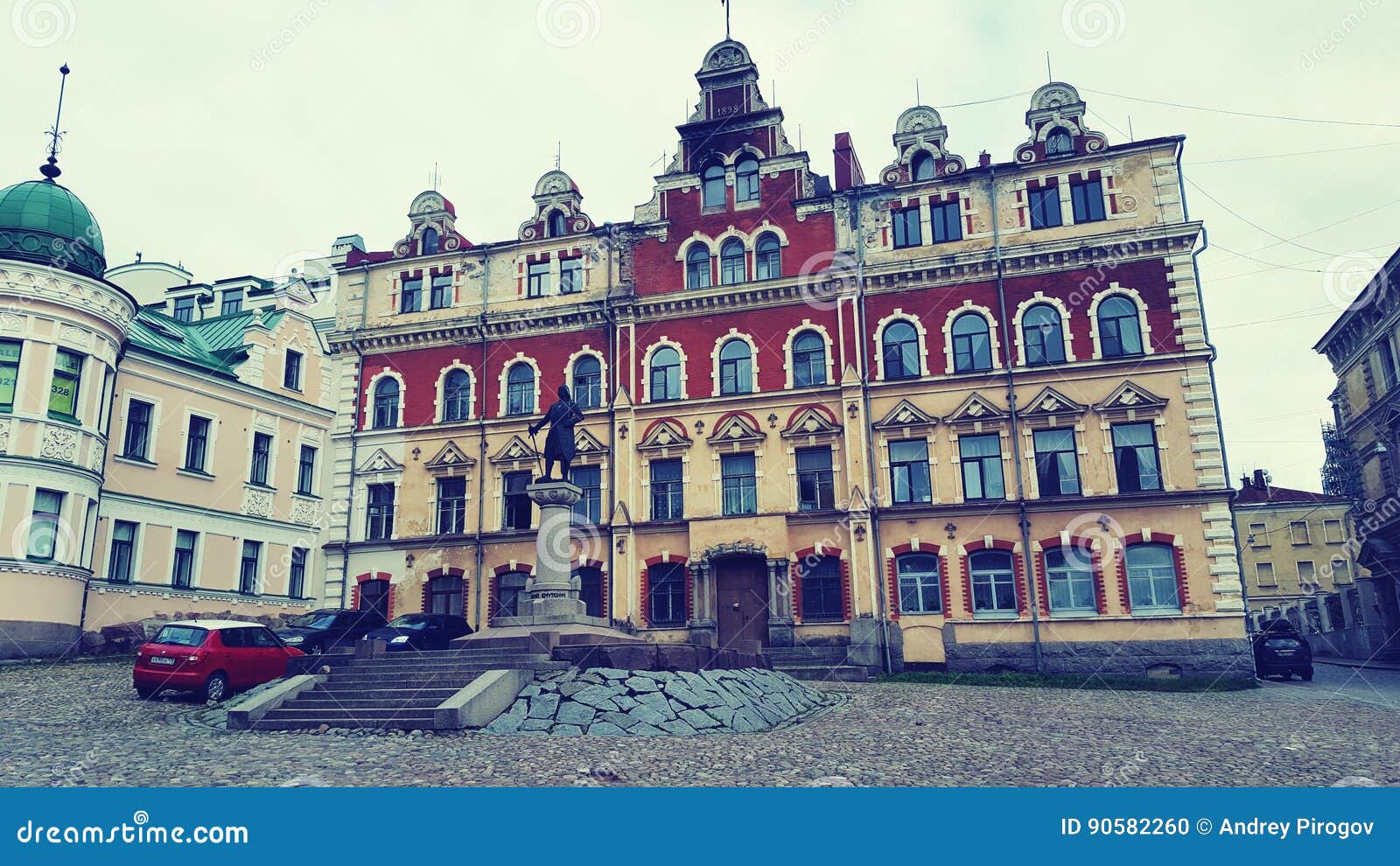 Architecture Vyborg editorial image. Image of vyborg - 90582260