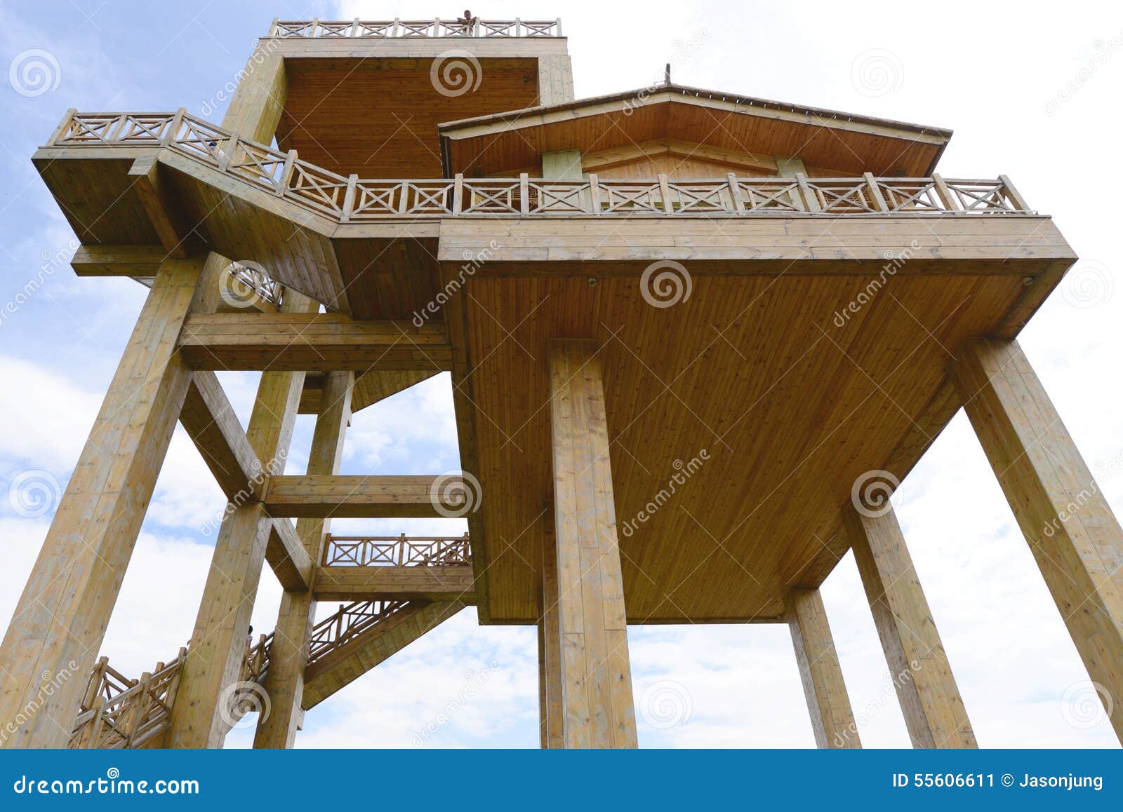 Architecture of Watch Tower Stock Image - Image of tower, mountain ...