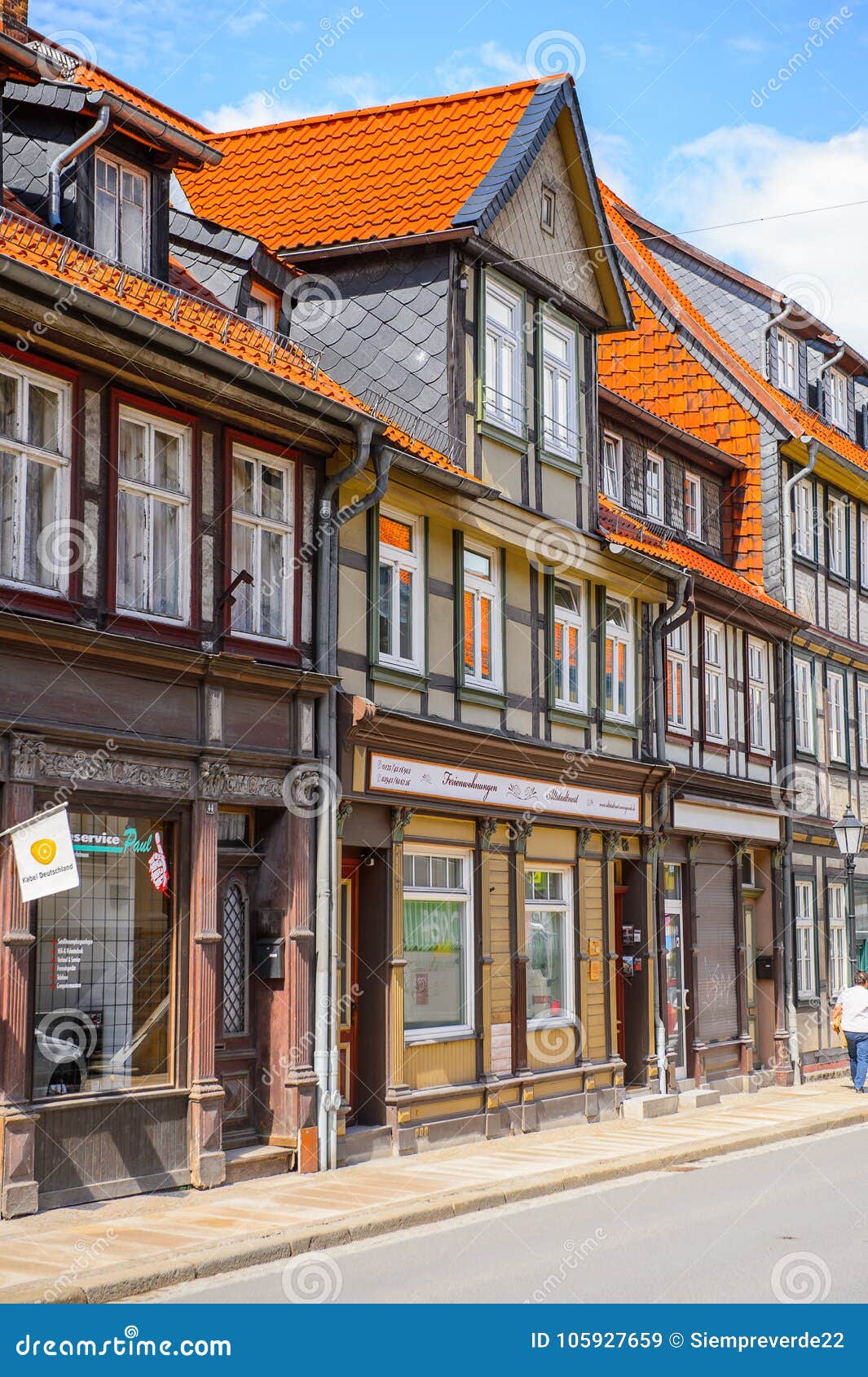 Architecture in Wernigerode, Germany Editorial Stock Image - Image of ...