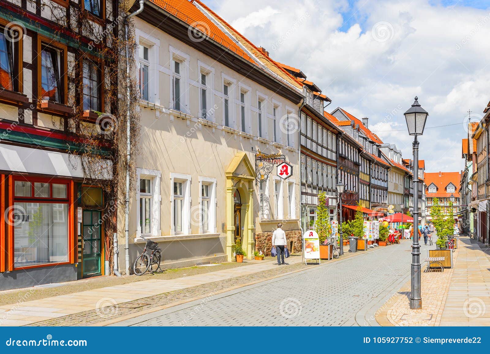 Architecture in Wernigerode, Germany Editorial Photography - Image of ...