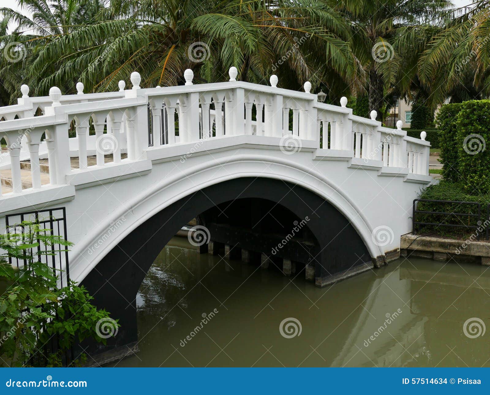 The Architecture of White Bridge Stock Photo - Image of outdoor, white ...