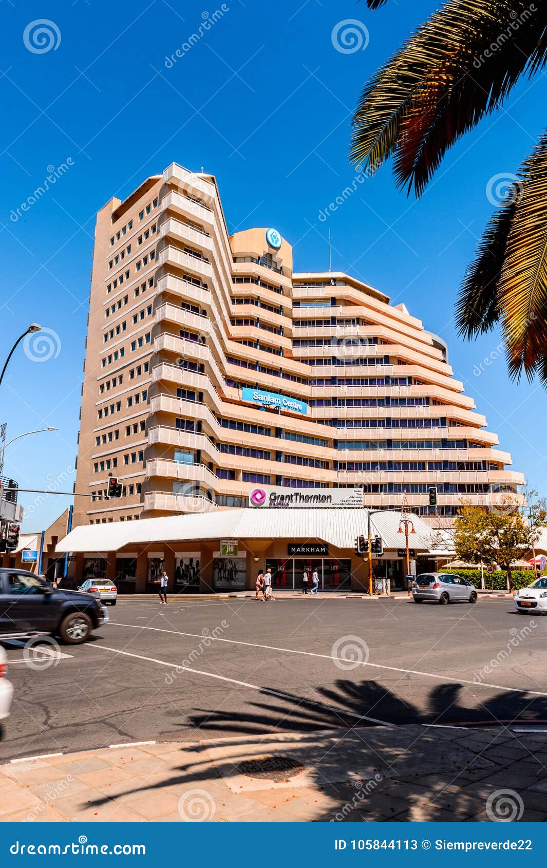 Architecture of Windhoek, Namibia Editorial Stock Photo - Image of ...