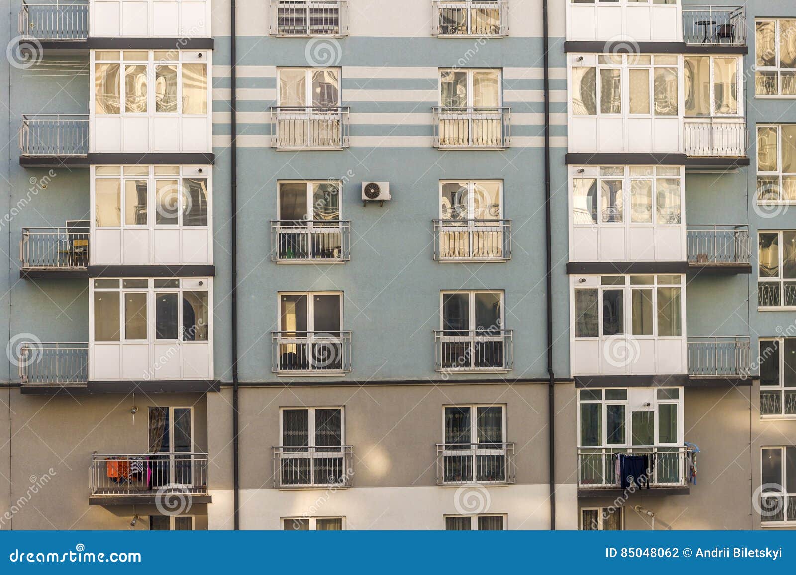 Architecture of Window Building Modern Style. Facade of a New Mu Stock ...