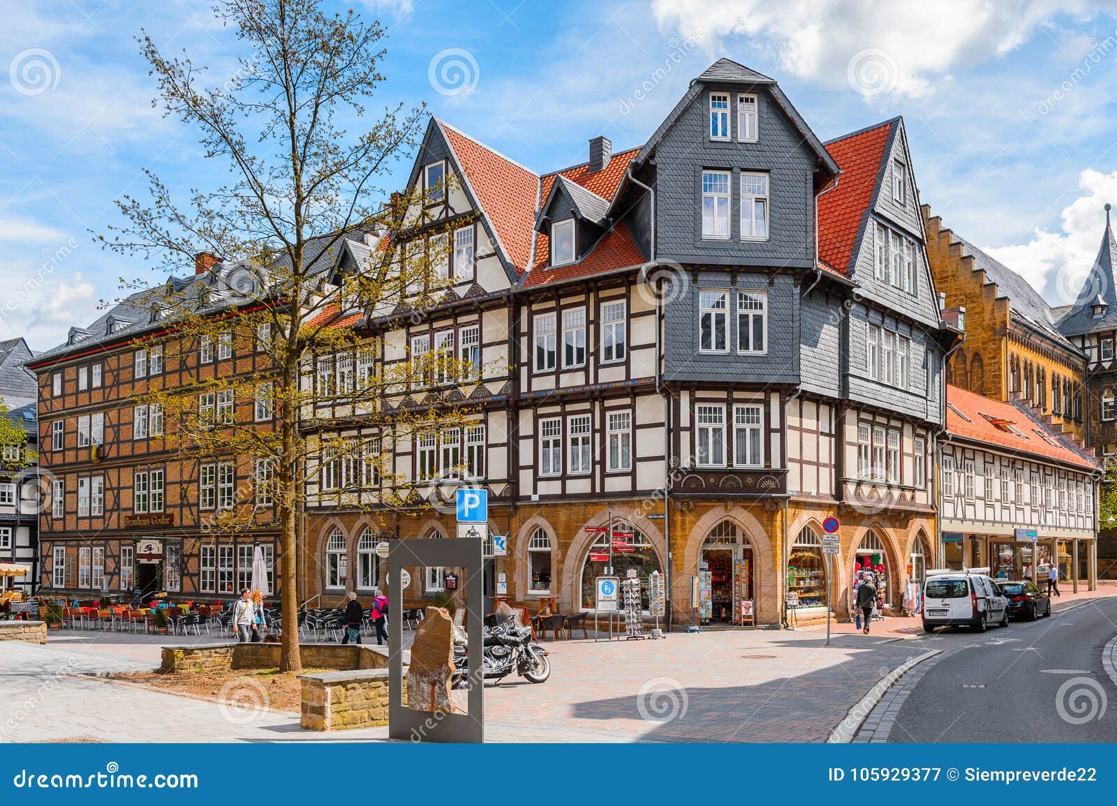 Architectuur in Goslar, Duitsland Redactionele Fotografie - Image of ...