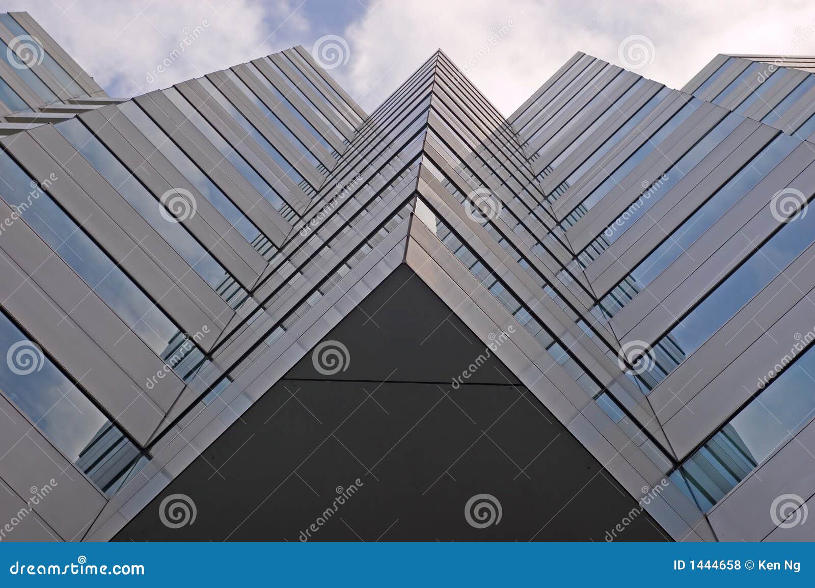 Architecure-geometric Office Building Stock Photo - Image of massive ...