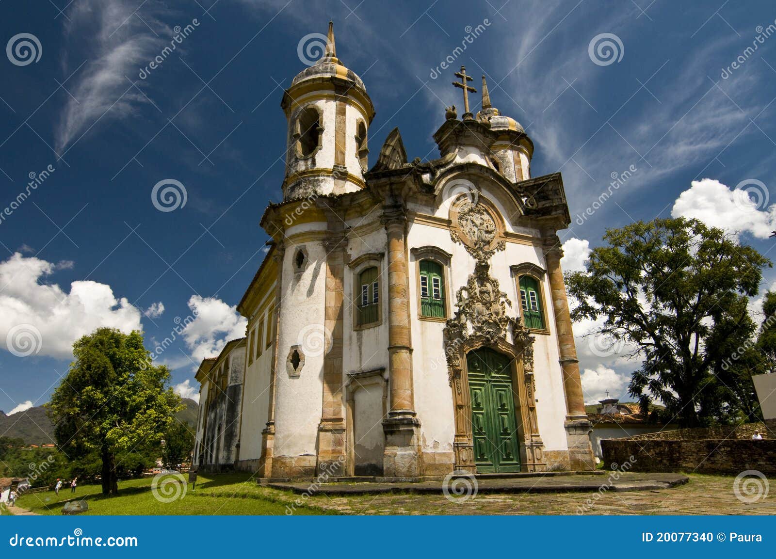 Architektury rokoko styl zdjęcie stock. Obraz złożonej z wierzy - 20077340