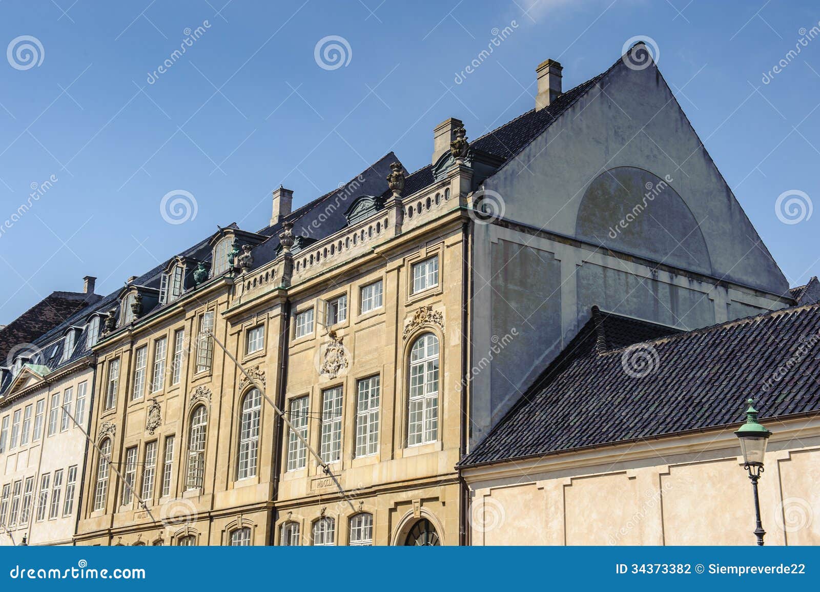 Architettura Di Copenhaghen, La Capitale Della Danimarca, Fotografia ...