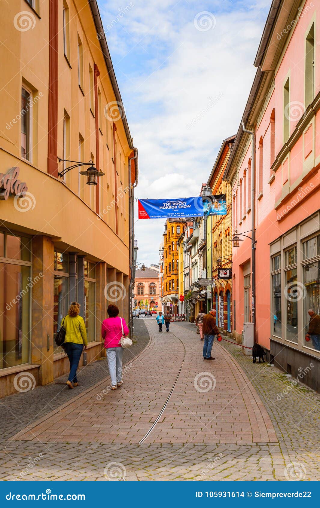 Architettura Di Eisenach, Turingia, Germania Immagine Stock Editoriale ...