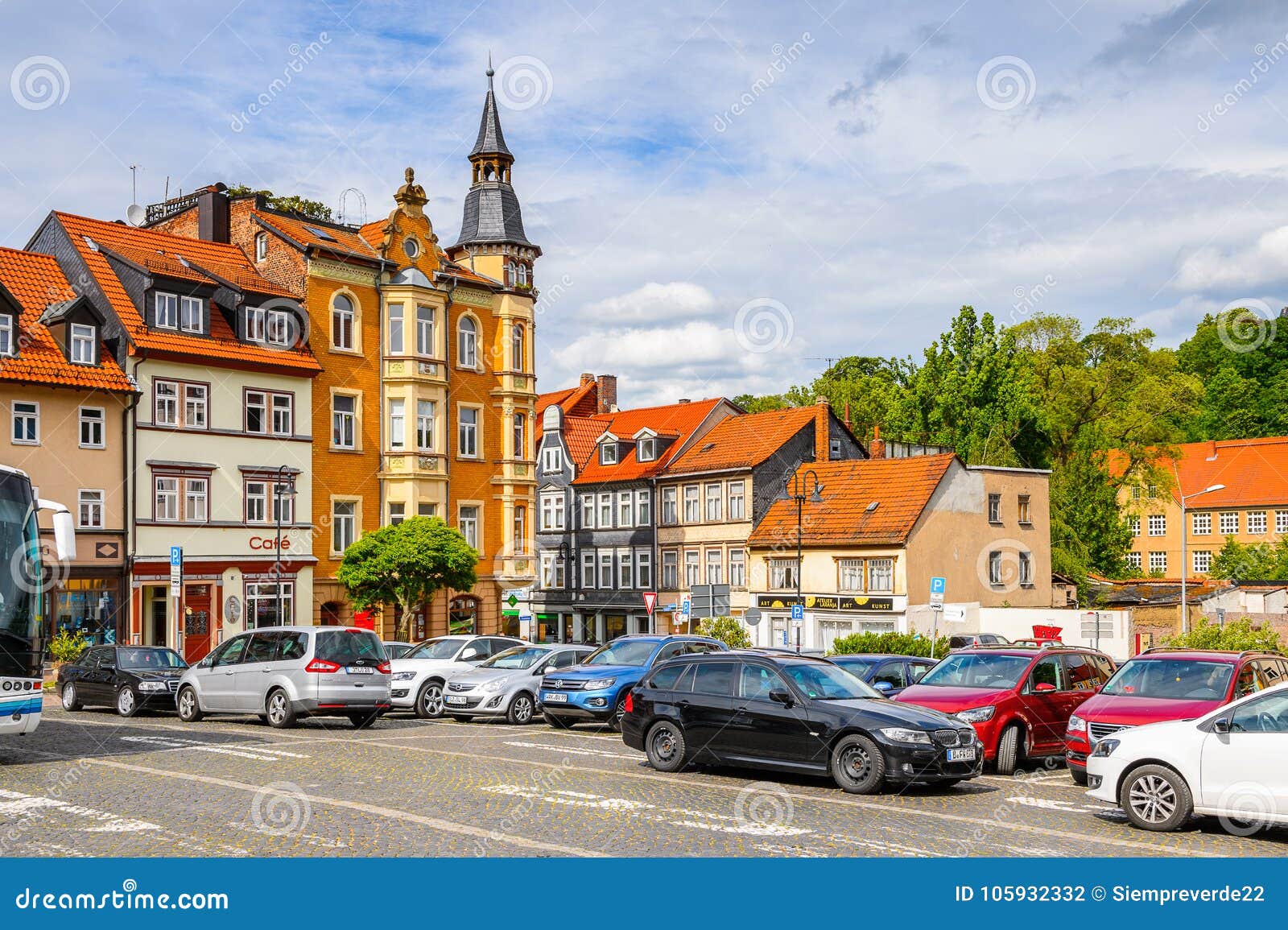 Architettura Di Eisenach, Turingia, Germania Fotografia Editoriale ...