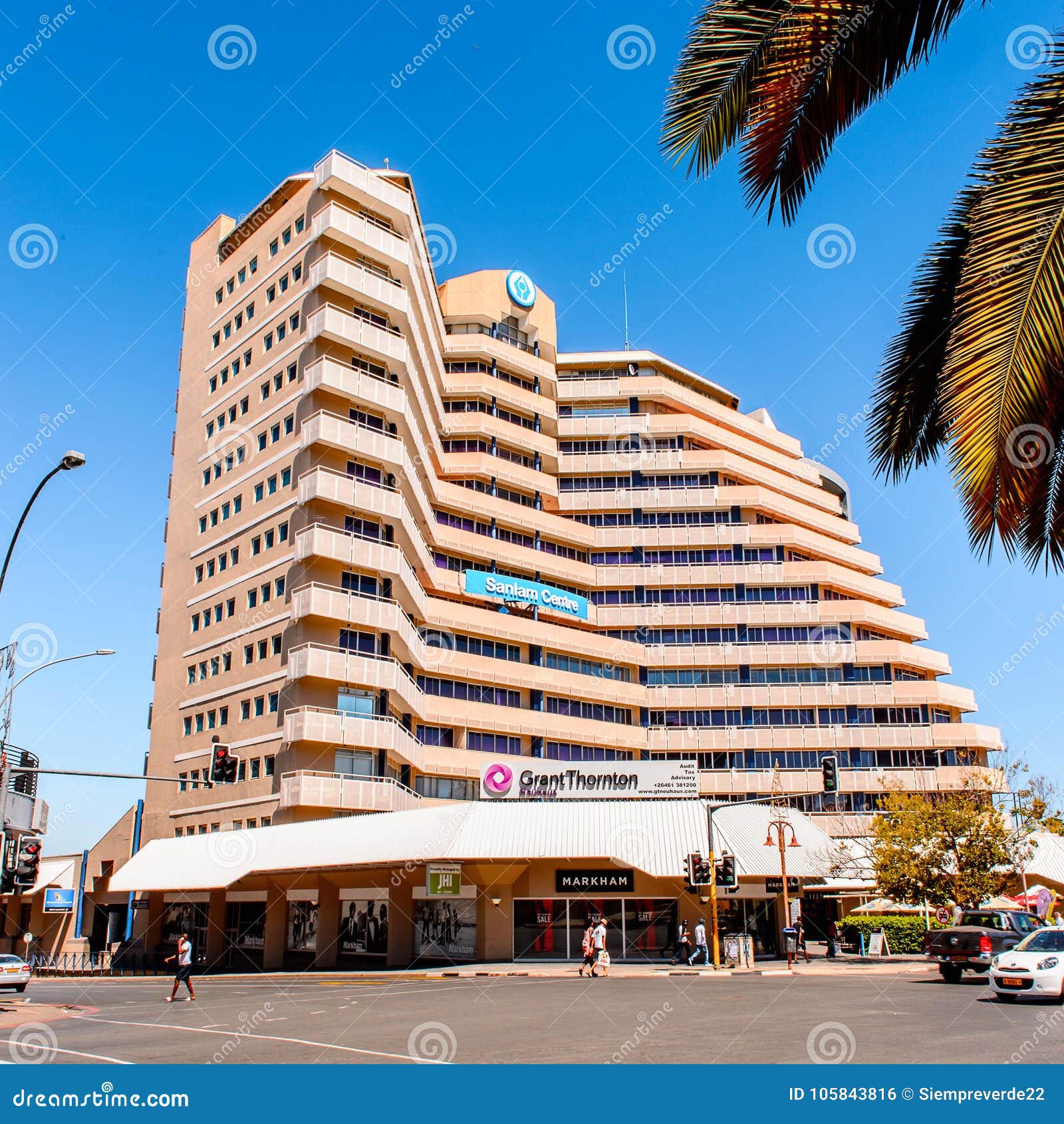 Architettura Di Windhoek, Namibia Fotografia Editoriale - Immagine di ...