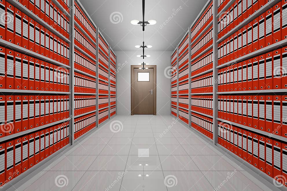 Archiv stock abbildung. Illustration von archive, unterlagen - 18761406