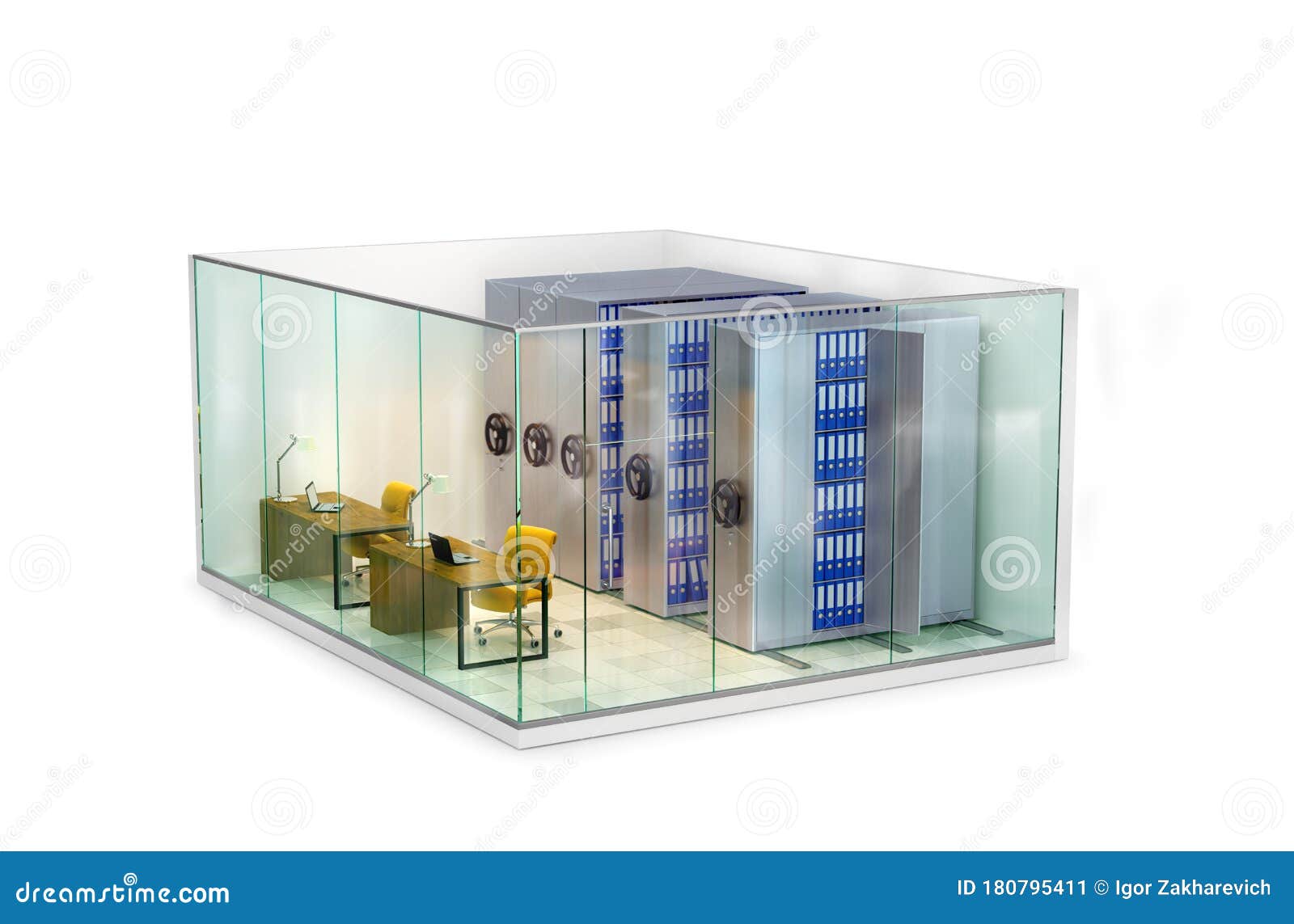 Archival Room Project. a Cabinet for Folders and Documents, a Mobile ...