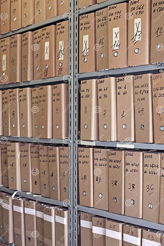 Archive stock image. Image of archivist, folders, files - 15823617