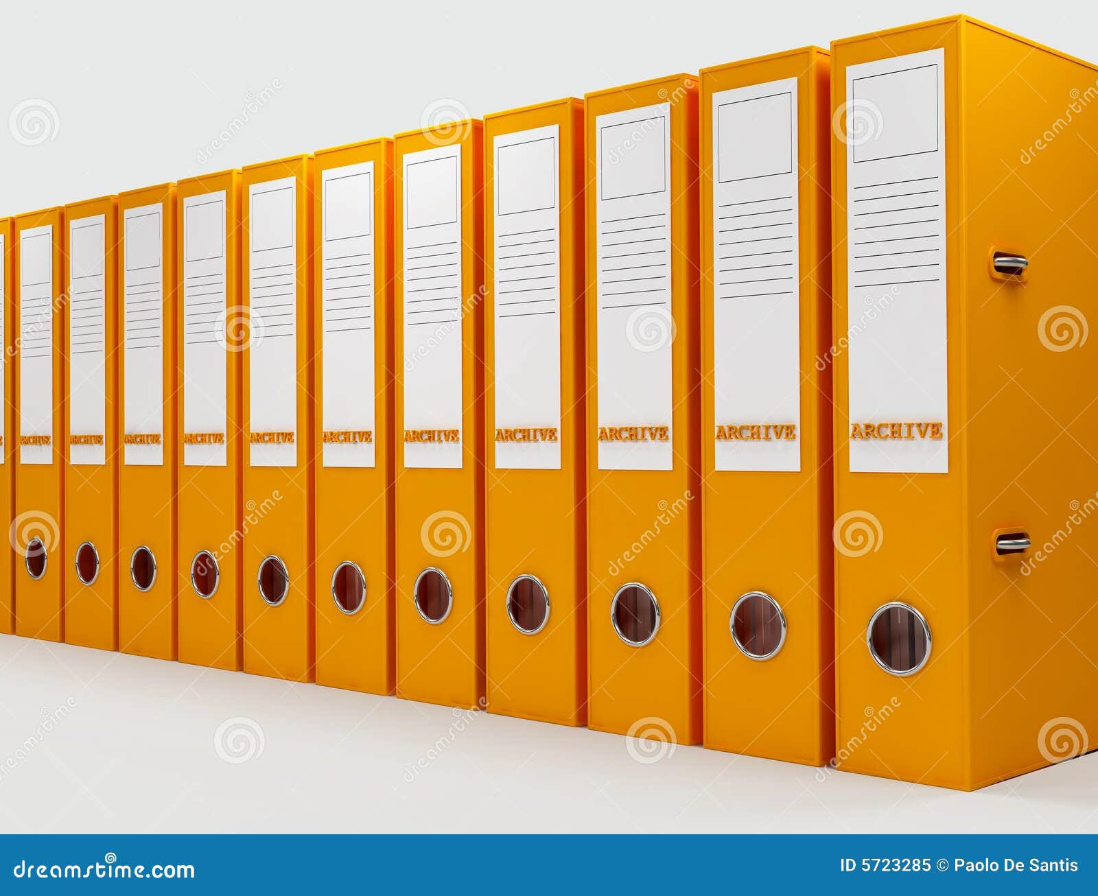 Archive stock illustration. Illustration of folder, paperwork - 5723285