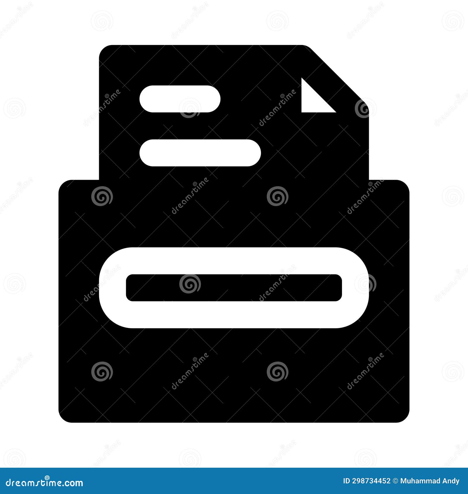 Archive Box Icon Vector. Flat Black Icon Style Stock Vector ...