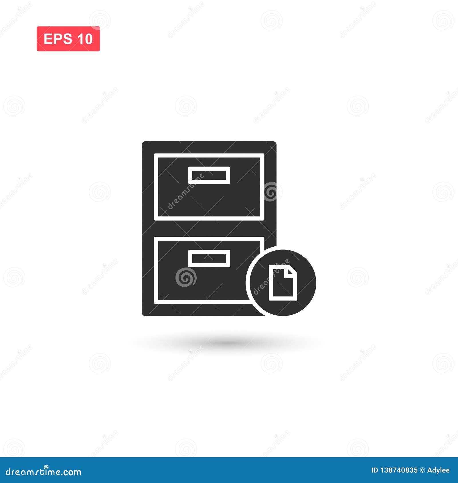 Archive Box Icon Vector Isolated 8 Stock Vector - Illustration of line ...