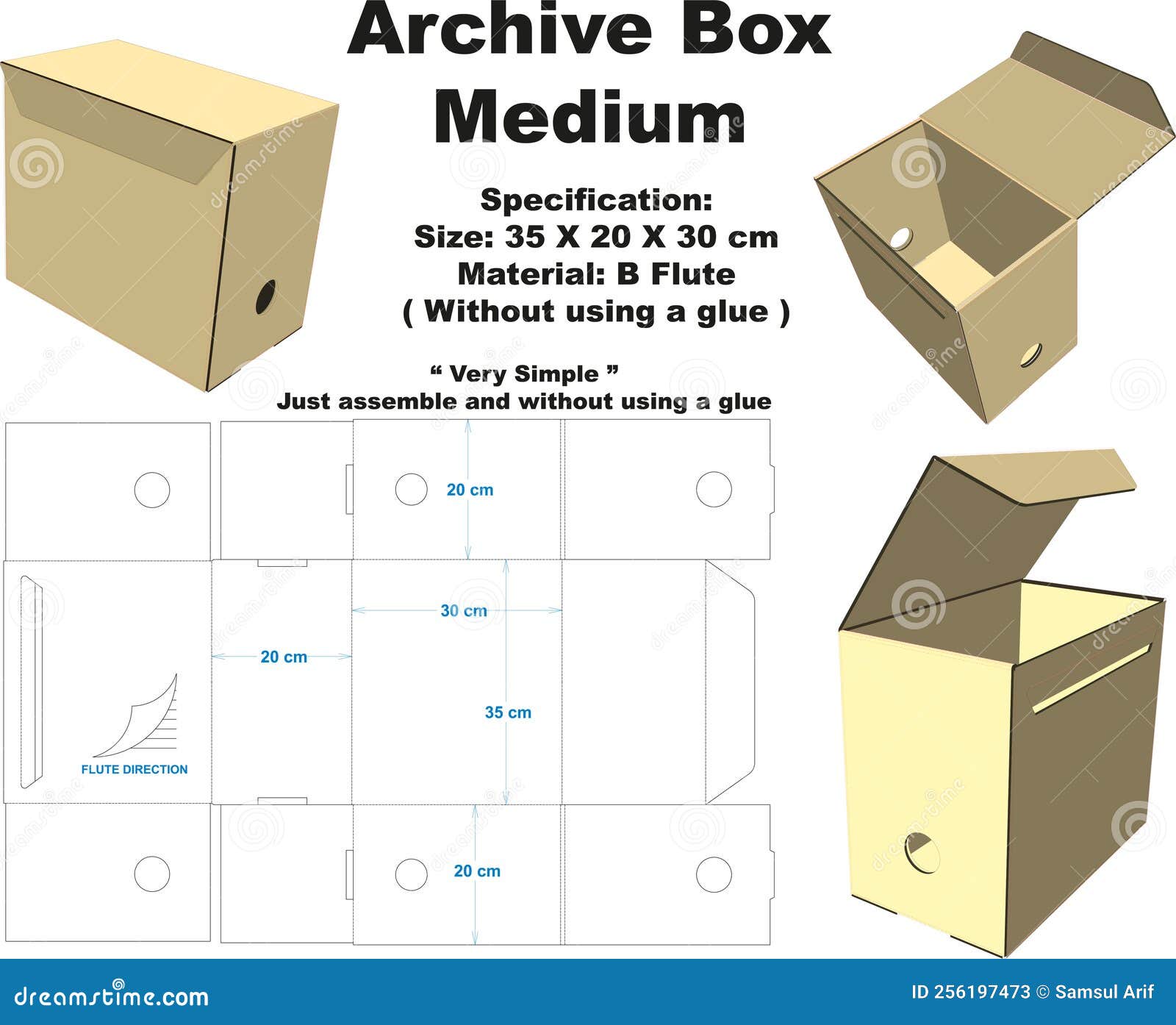 Archive Box Medium Vector Draft Stock Vector - Illustration of medium ...